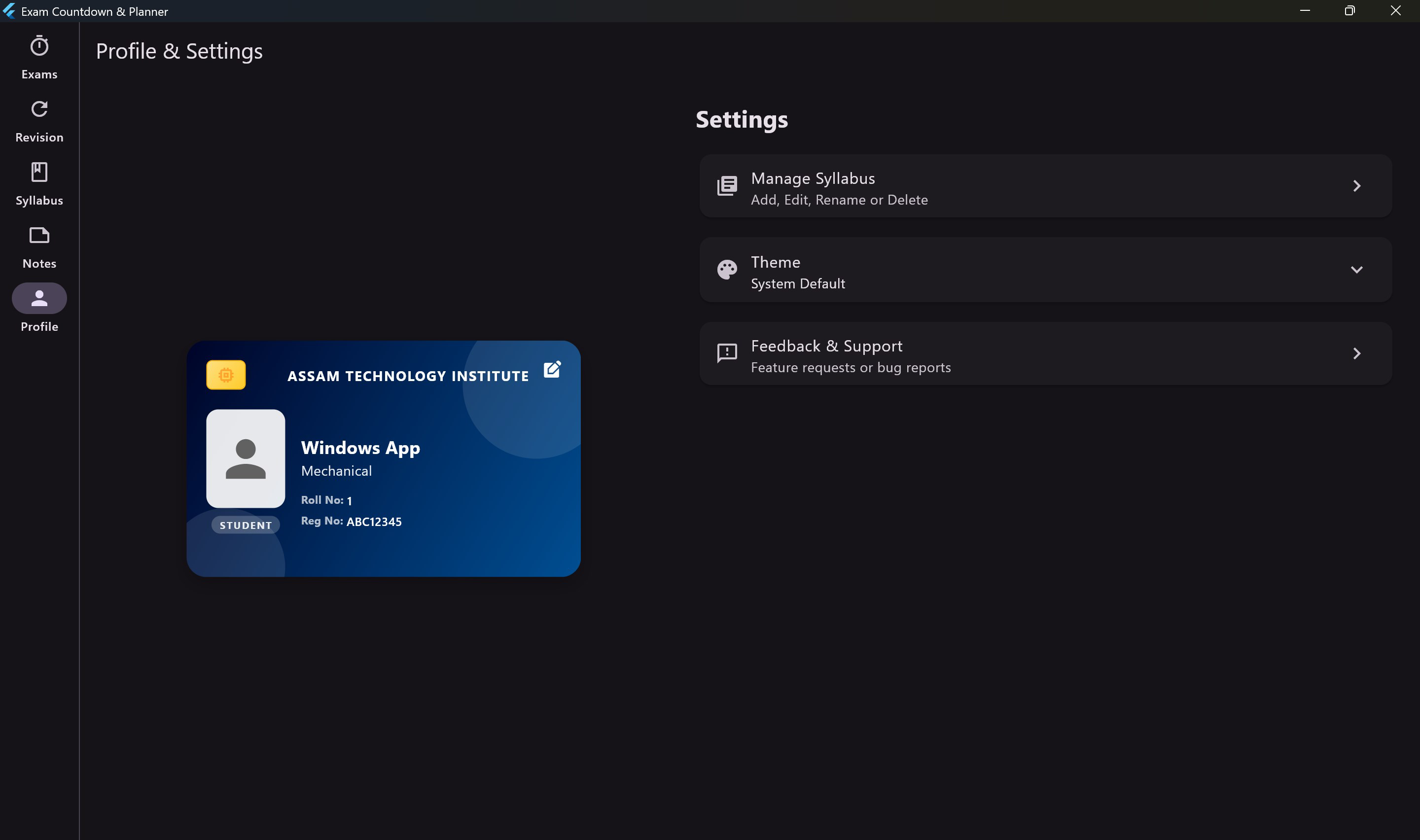 Exam Countdown & Planner for PC Windows Download