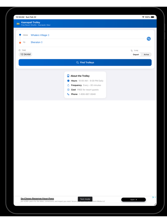 Maui Trolley for iOS (iPad) - Free Download at AppPure