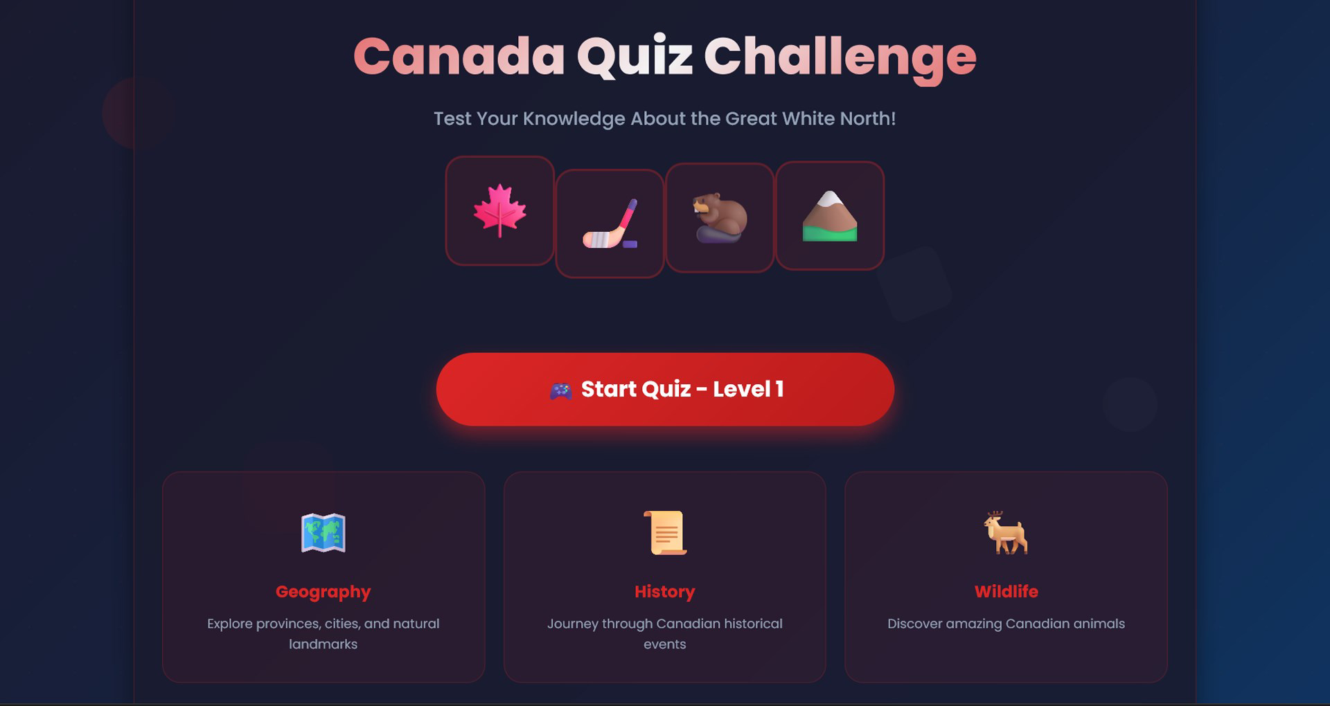 Canada Quiz for PC Windows Download