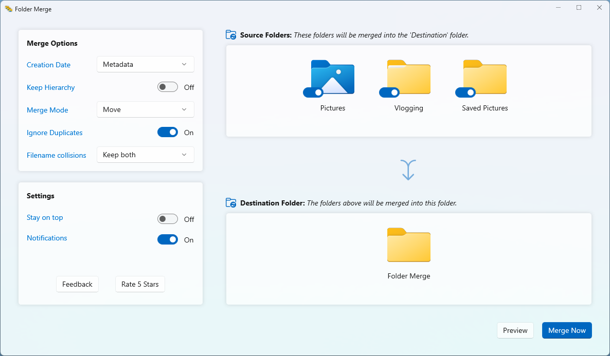 Folder Merge for PC Windows Download