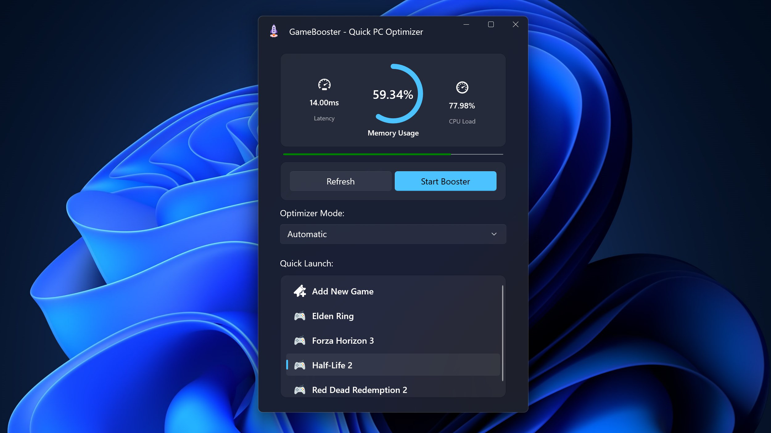 Quick PC Gaming Optimizer for PC Windows Download