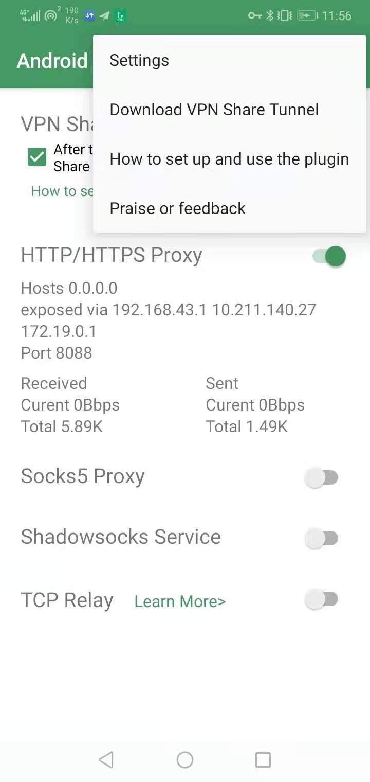 Android Proxy Server Pro Phiên Bản Mới Nhất 1 2 6 Dành Cho Android