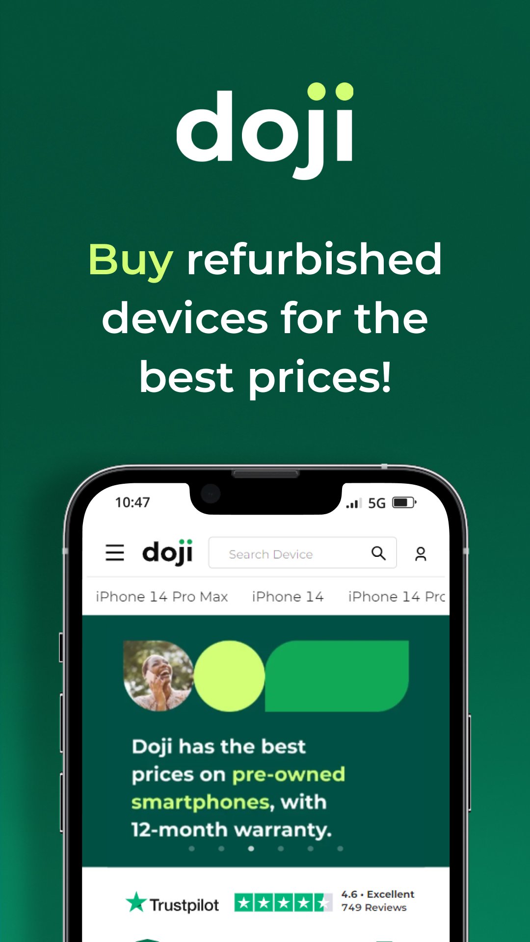 Doji - Buy Used Phones APK for Android Download