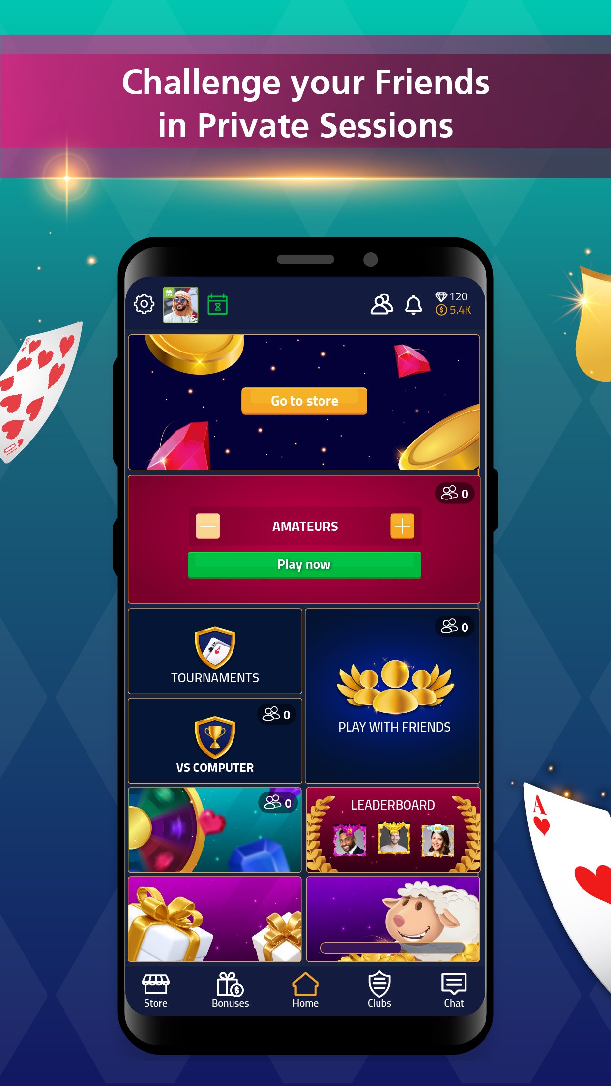 بلوت VIP for Android TV Download for Android TV Free and Fast