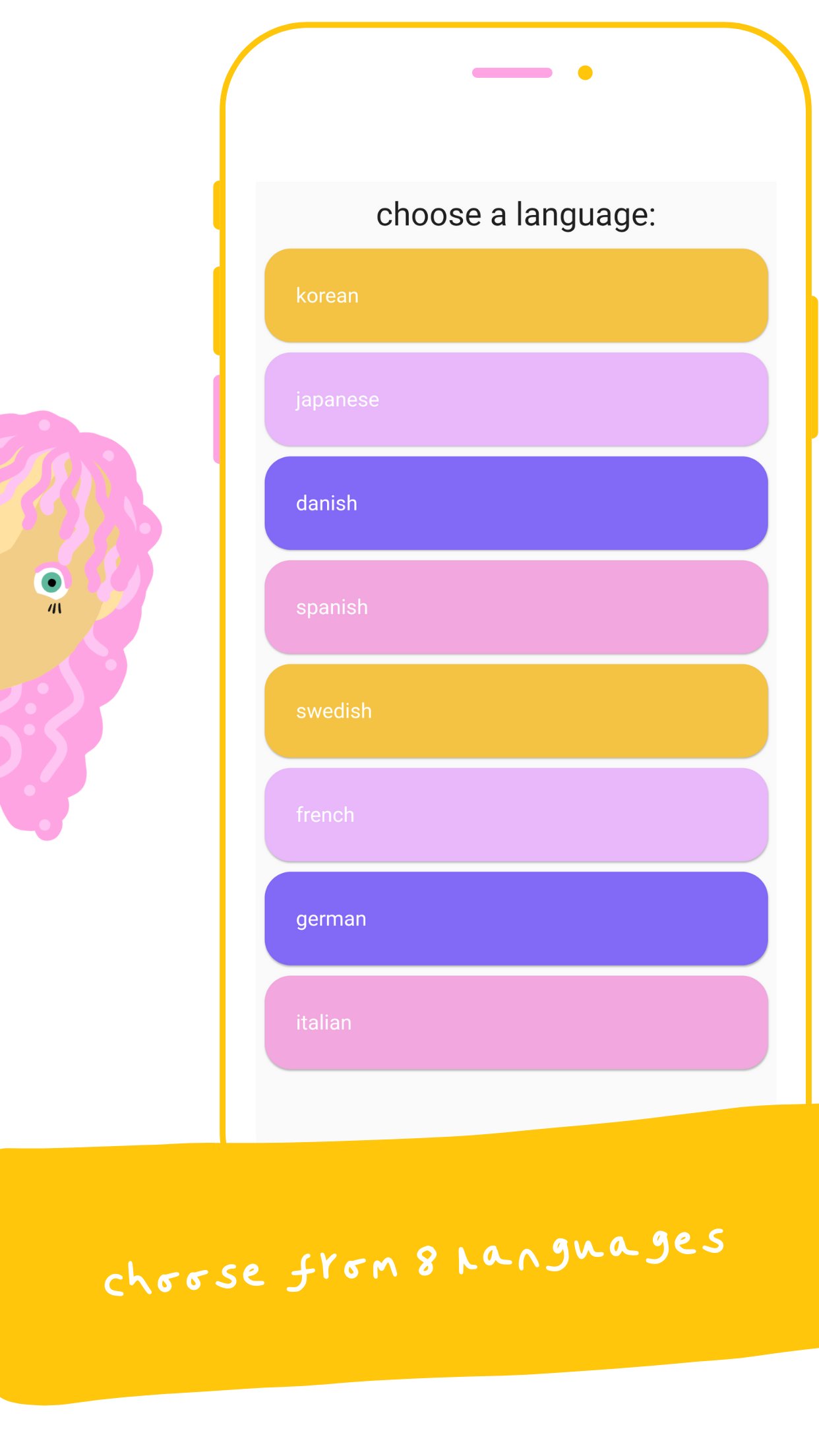 nabi: cute language flashcards APK for Android Download