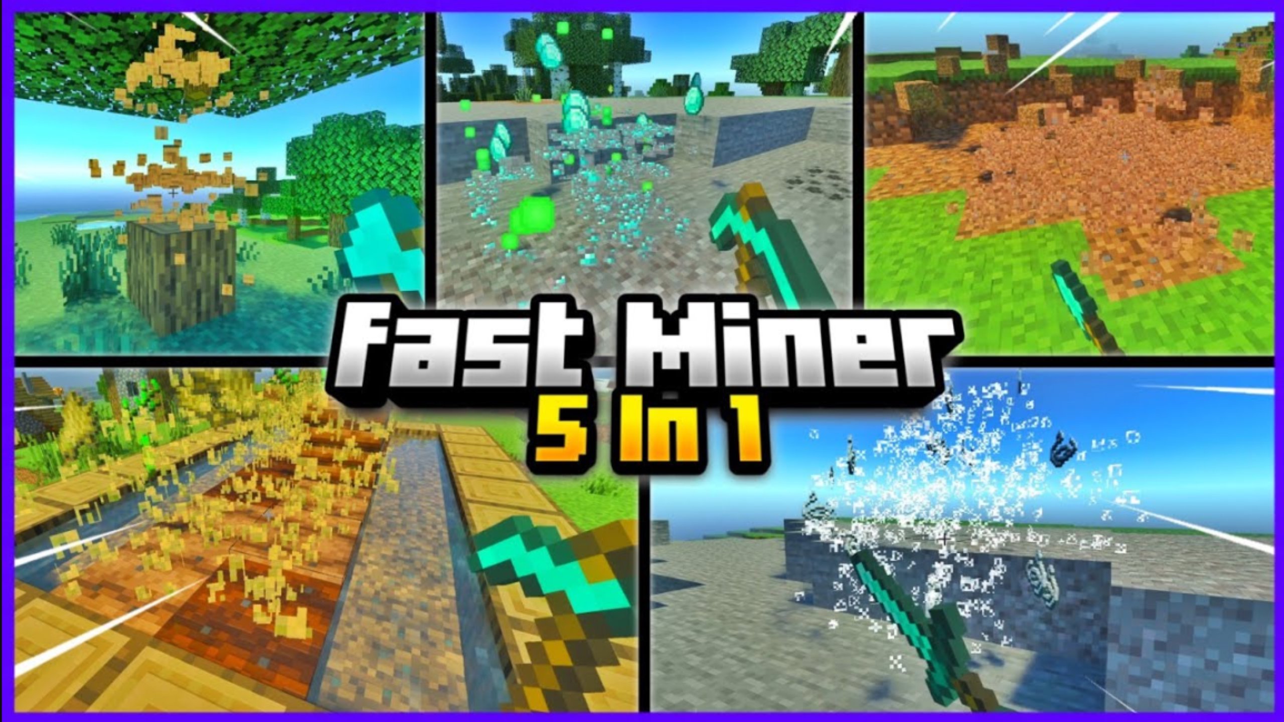 Fast Miner Addon Minecraft PE APK for Android Download