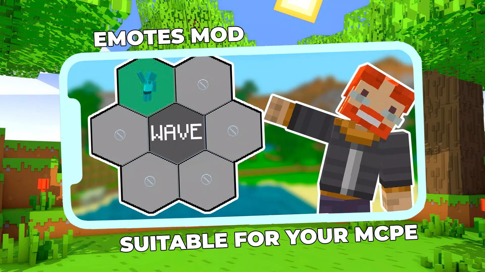 Android için Emote Animation Mod Minecraft APK İndir - En Son Sürüm
