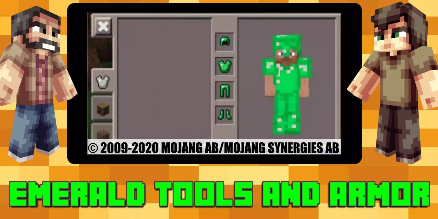 Minecraft Emerald Armor Pe