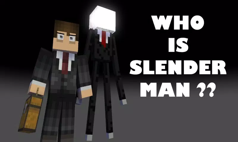 Slenderman On Minecraft