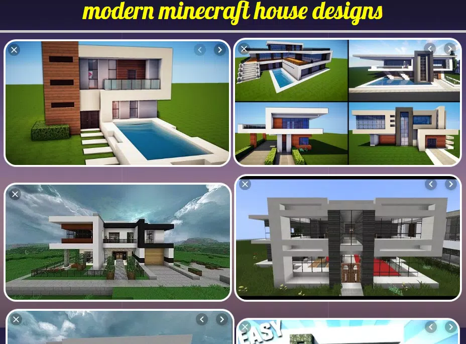 Modern Minecraft House Blueprints
