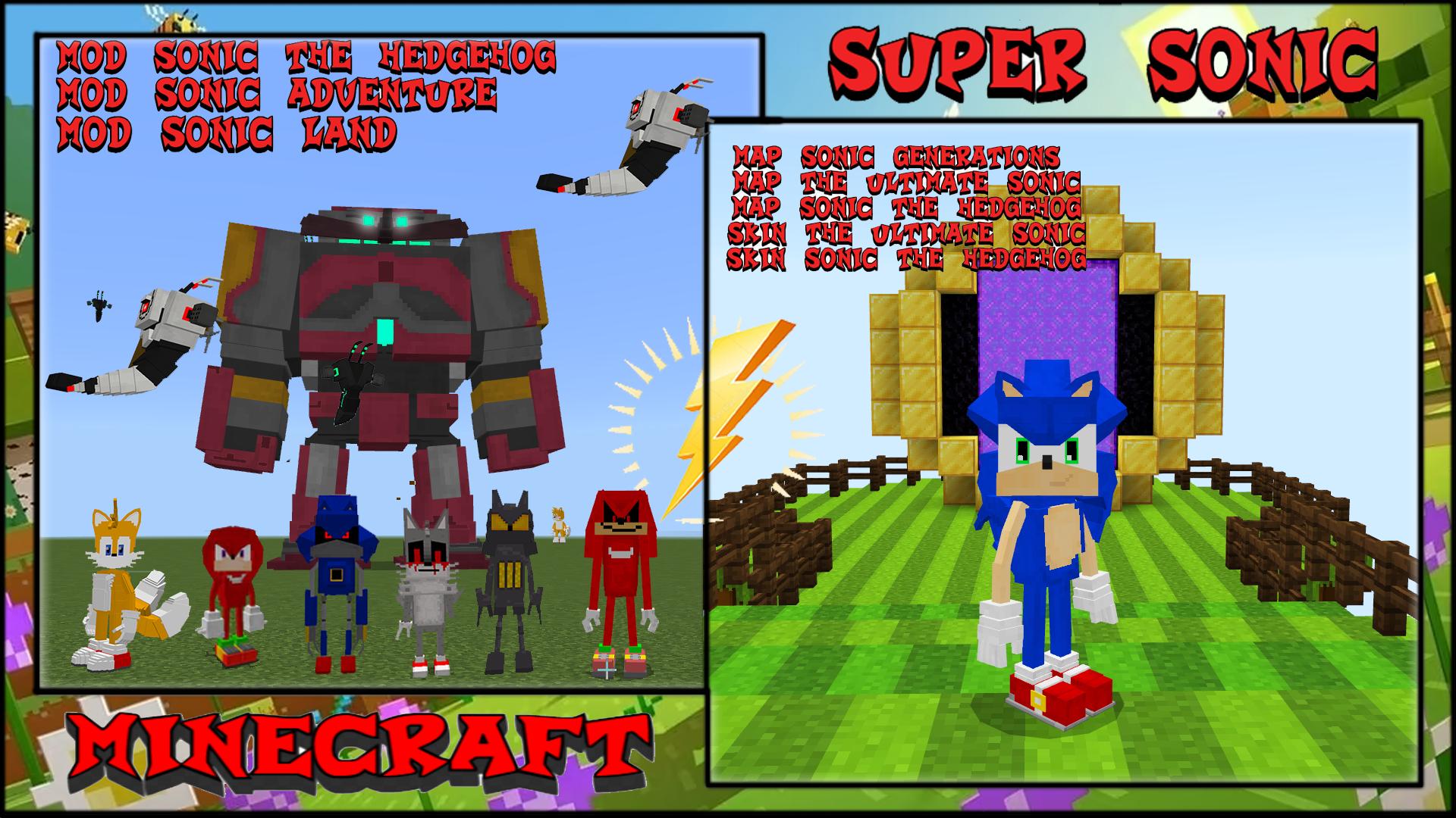 Sonic The Hedgehog Minecraft Apk For Android Download