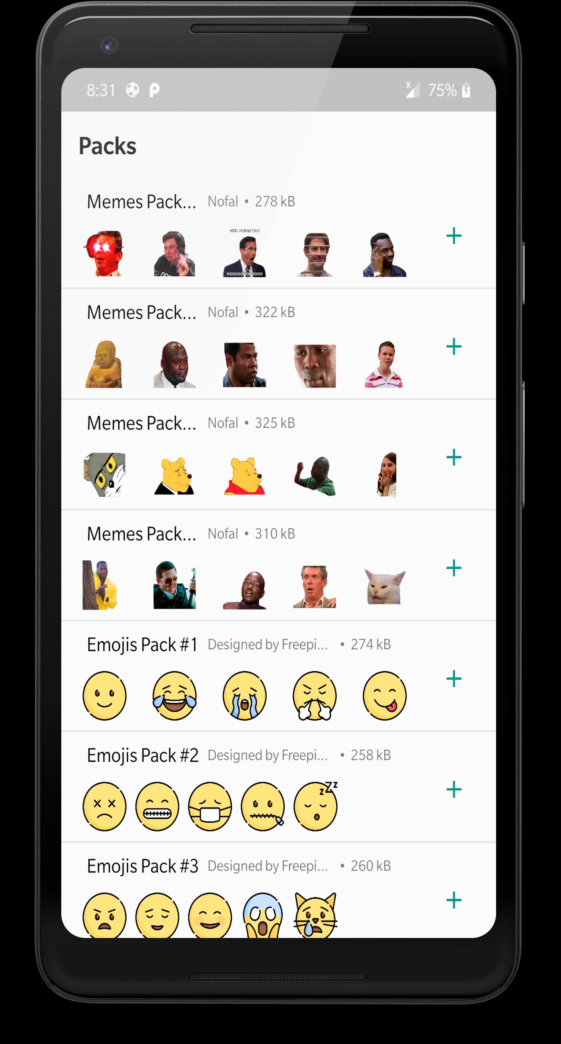 Android İndirme için Meme & Emojis Stickers - WAStickerApps APK