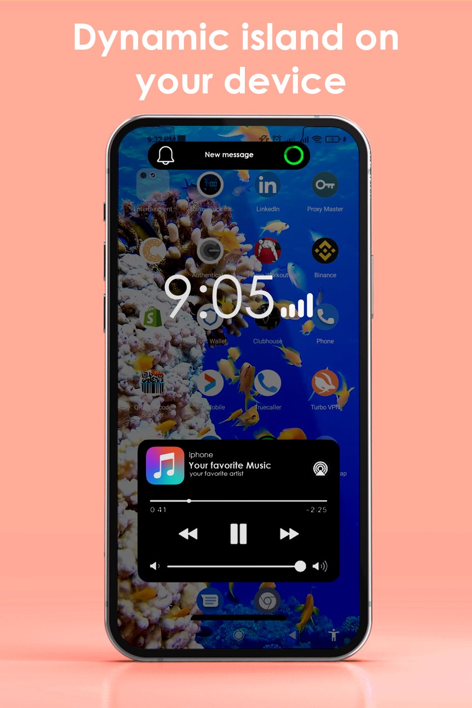 Dynamic Spot island ios 16 APK for Android Download