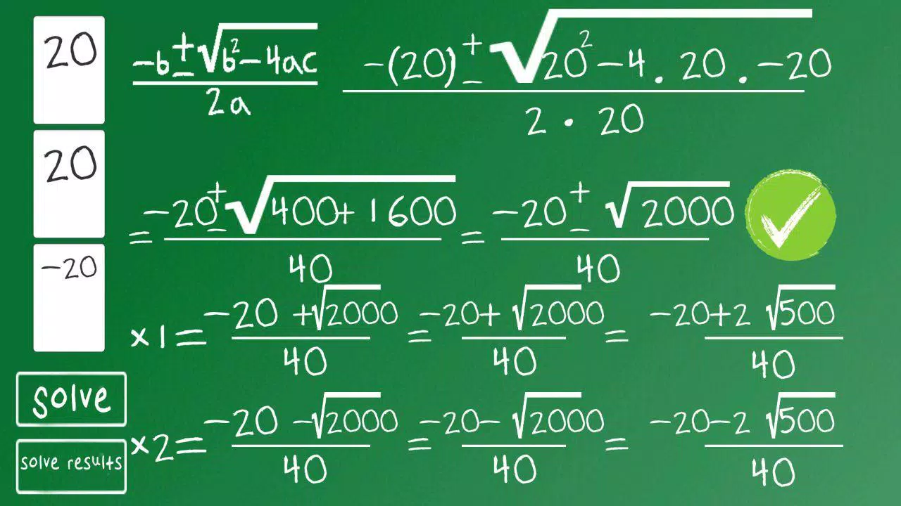 Quadratic Formula Calculator