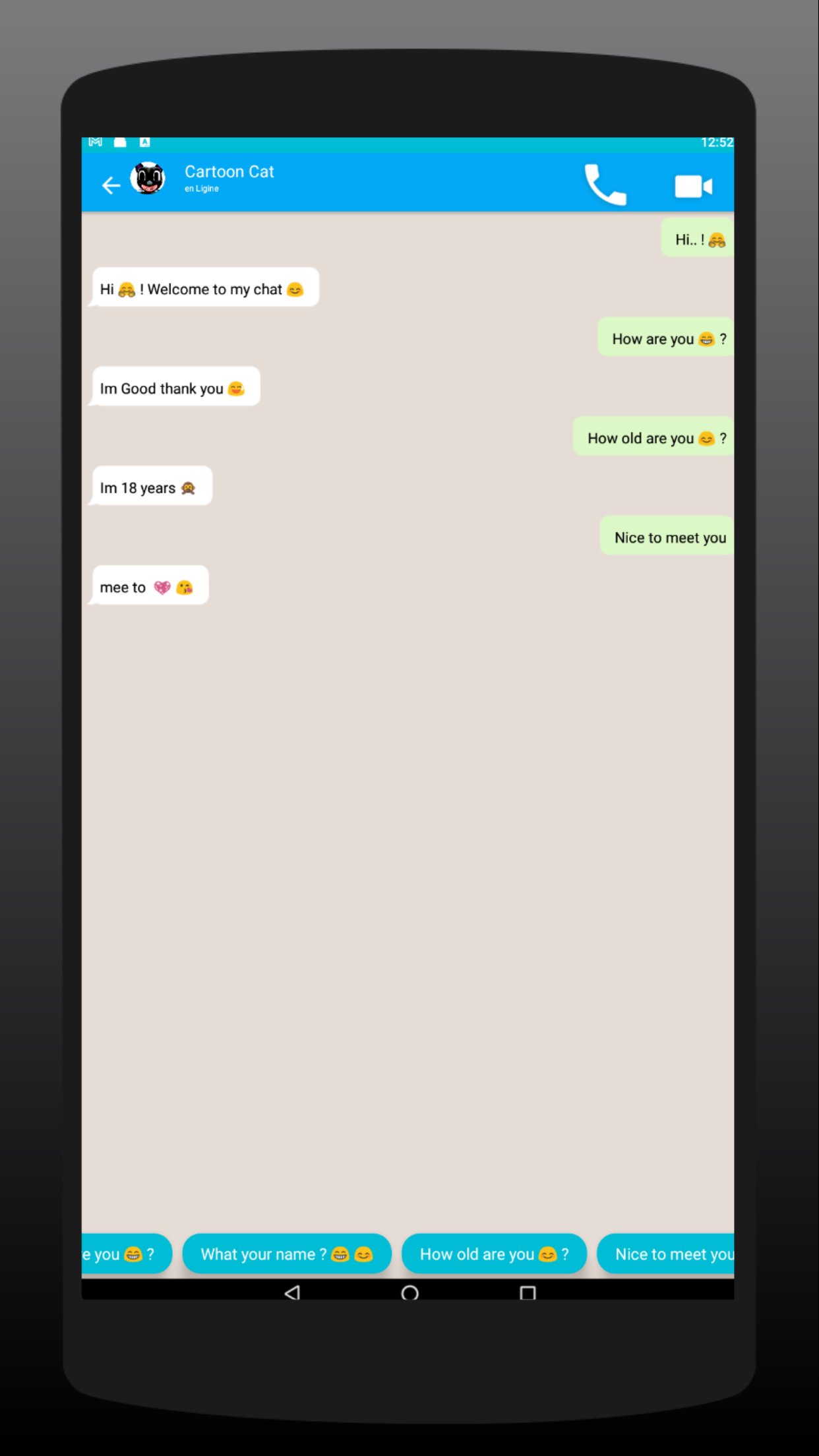 Cartoon Cat Prank Scary Call & APK voor Android Download