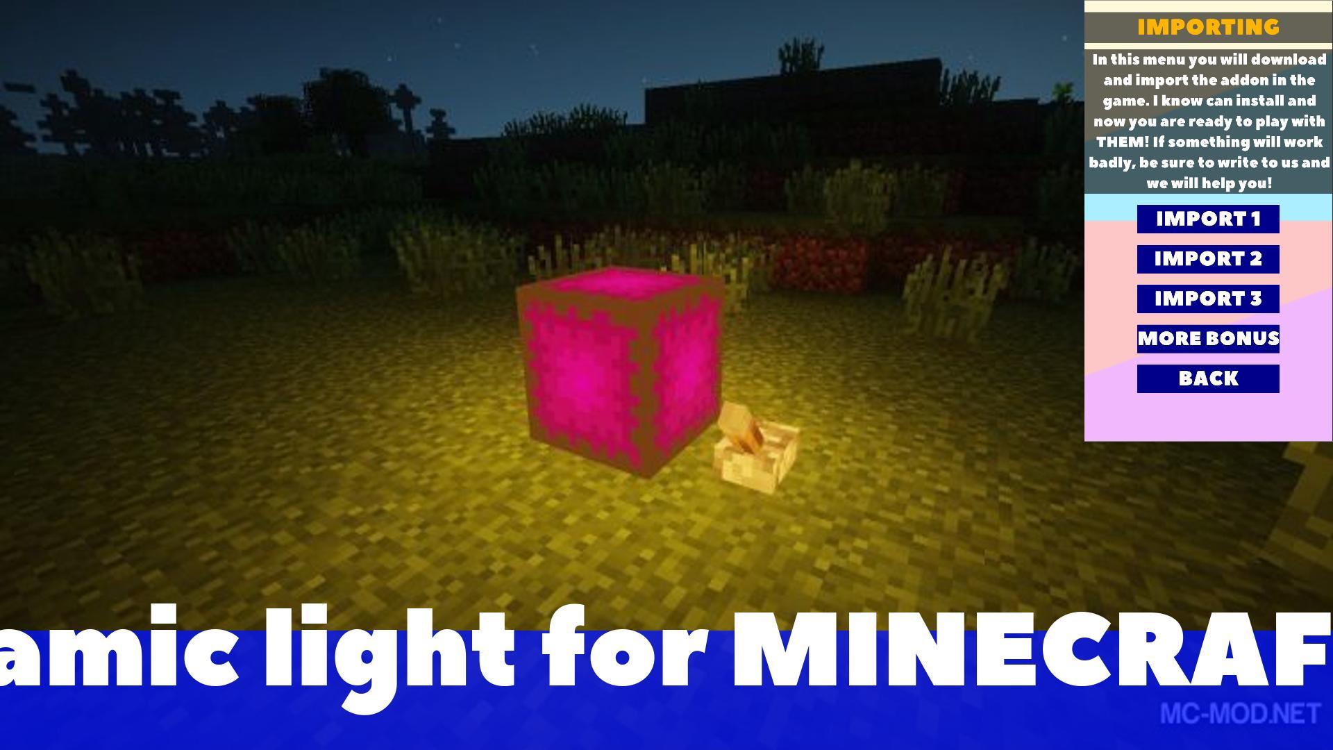 Dynamic Light Mod Minecraft PE APK voor Android Download Dynamic Light Mod Minecraft PE APK voor Android Download