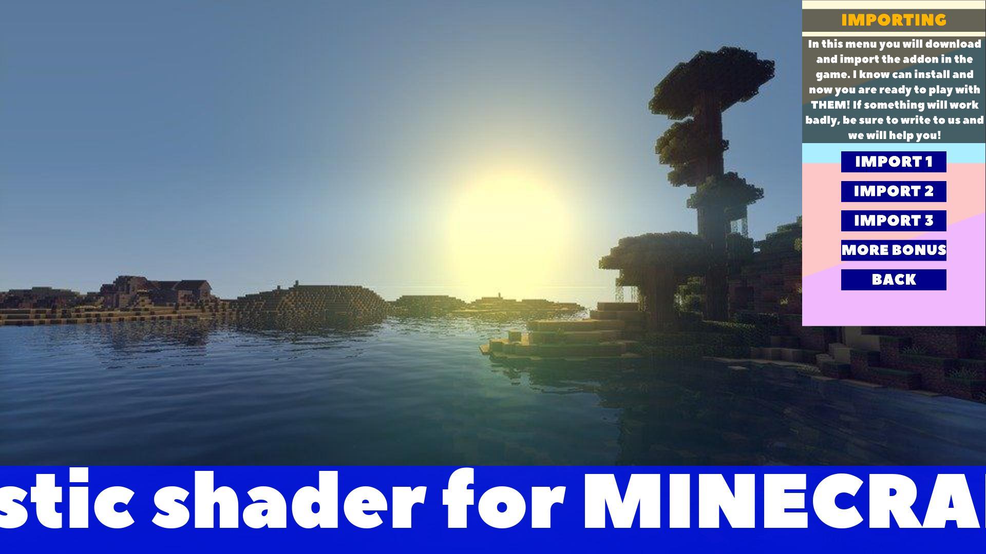 Realistic Shader Mod Minecraft Apk Do Pobrania Na Androida
