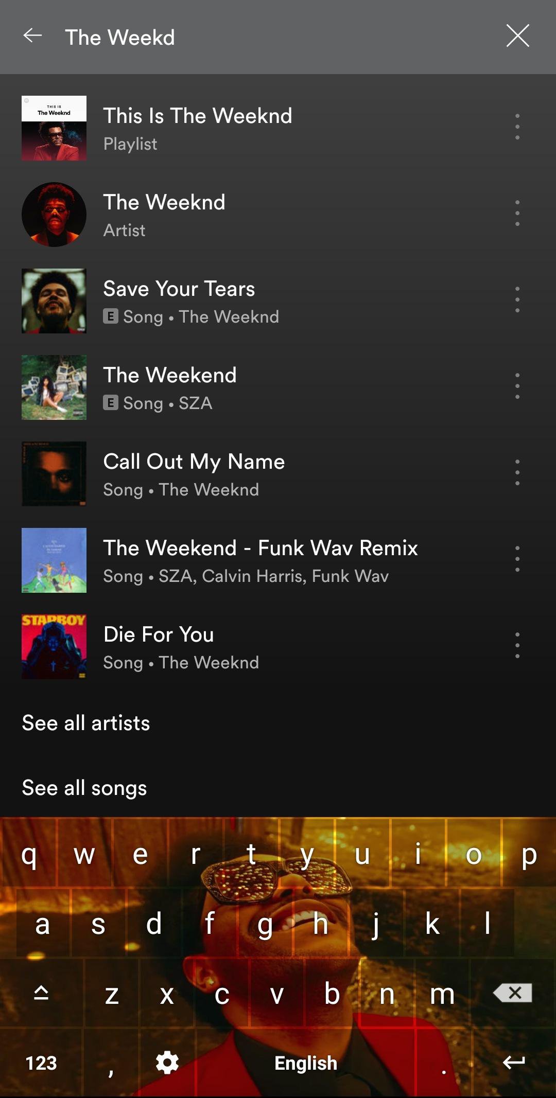 Download The Weeknd Themed Keyboard (FREE) Latest Version 1.0 Android ...