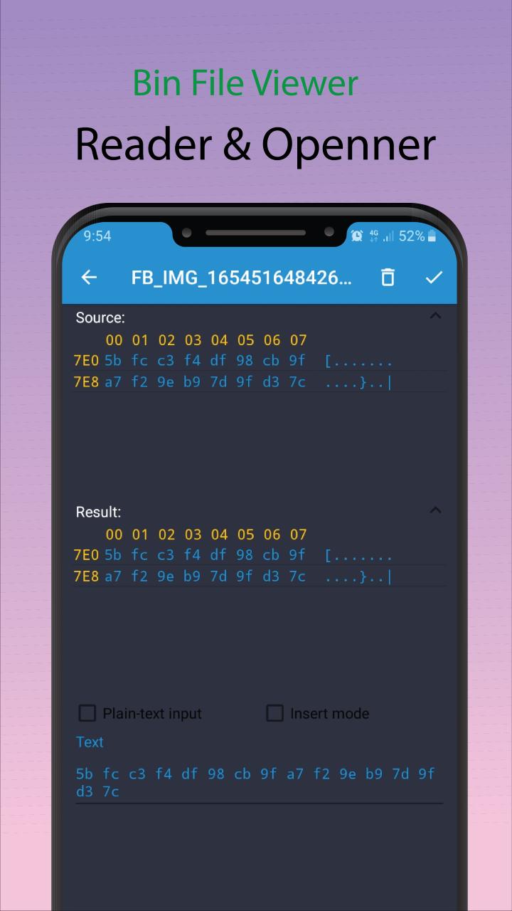 Bin File Viewer: Bin Opener для Андроид - скачать APK Bin File Viewer: Bin Opener для Андроид - скачать APK