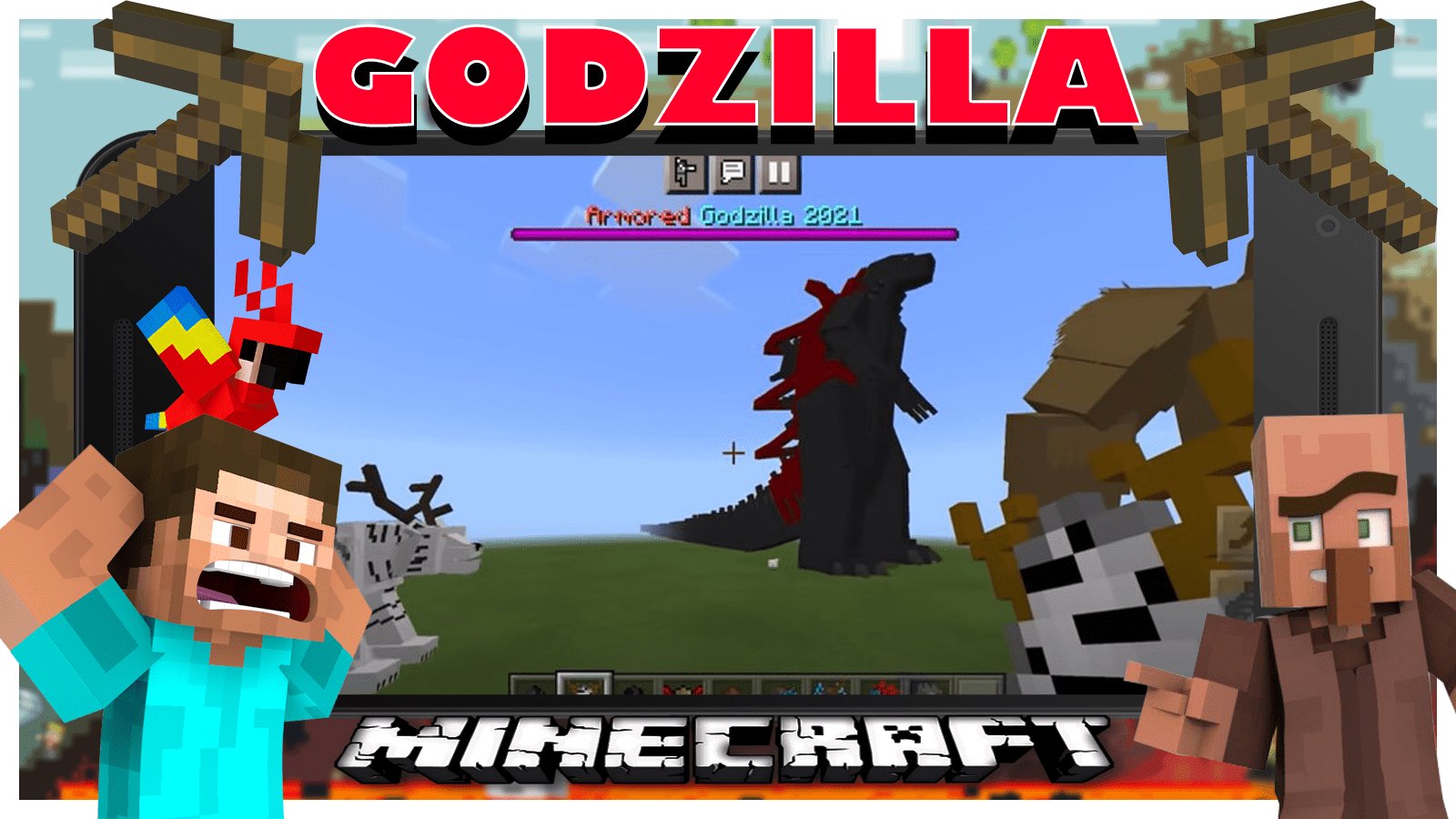 Godzilla Game Mod in Minecraft APK for Android Download