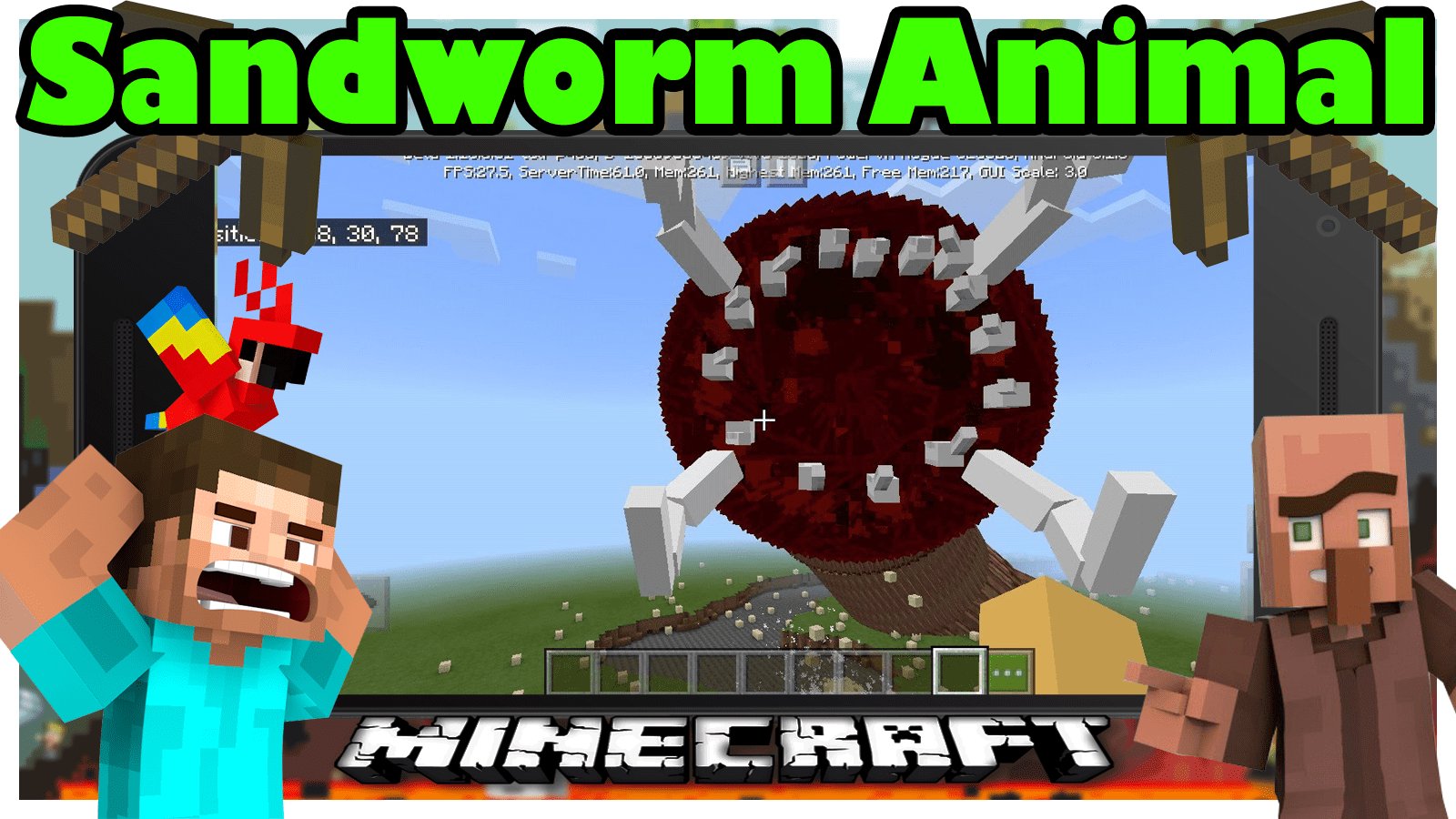 Sandworm Mod Minecraft MCPE PE APK for Android Download