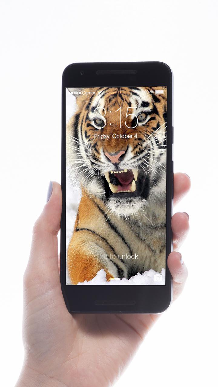 ดาวน์โหลด Tiger HD Lock Screen Wallpaper APK สำหรับ Android