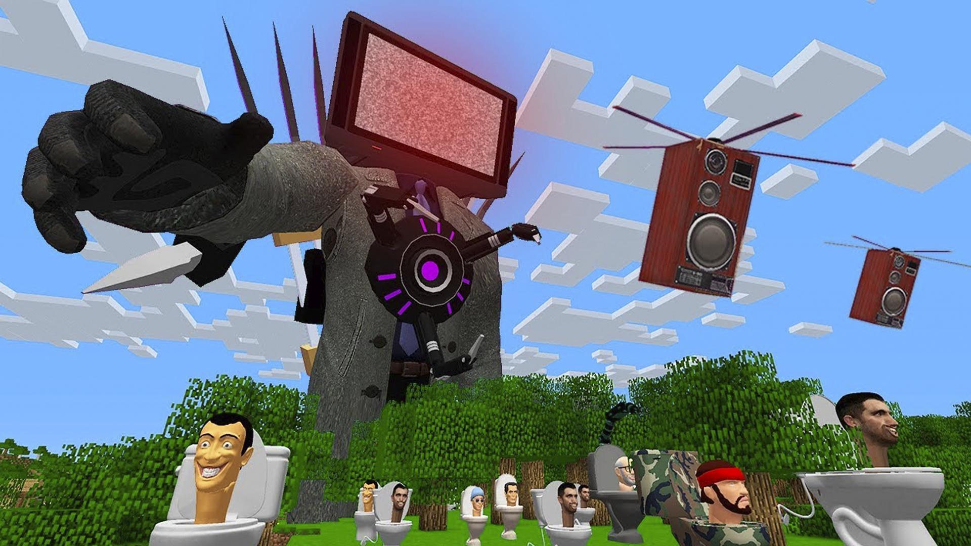 TVman vs Skibidi Mod Minecraft安卓版应用APK下载 TVman vs Skibidi Mod Minecraft安卓版应用APK下载