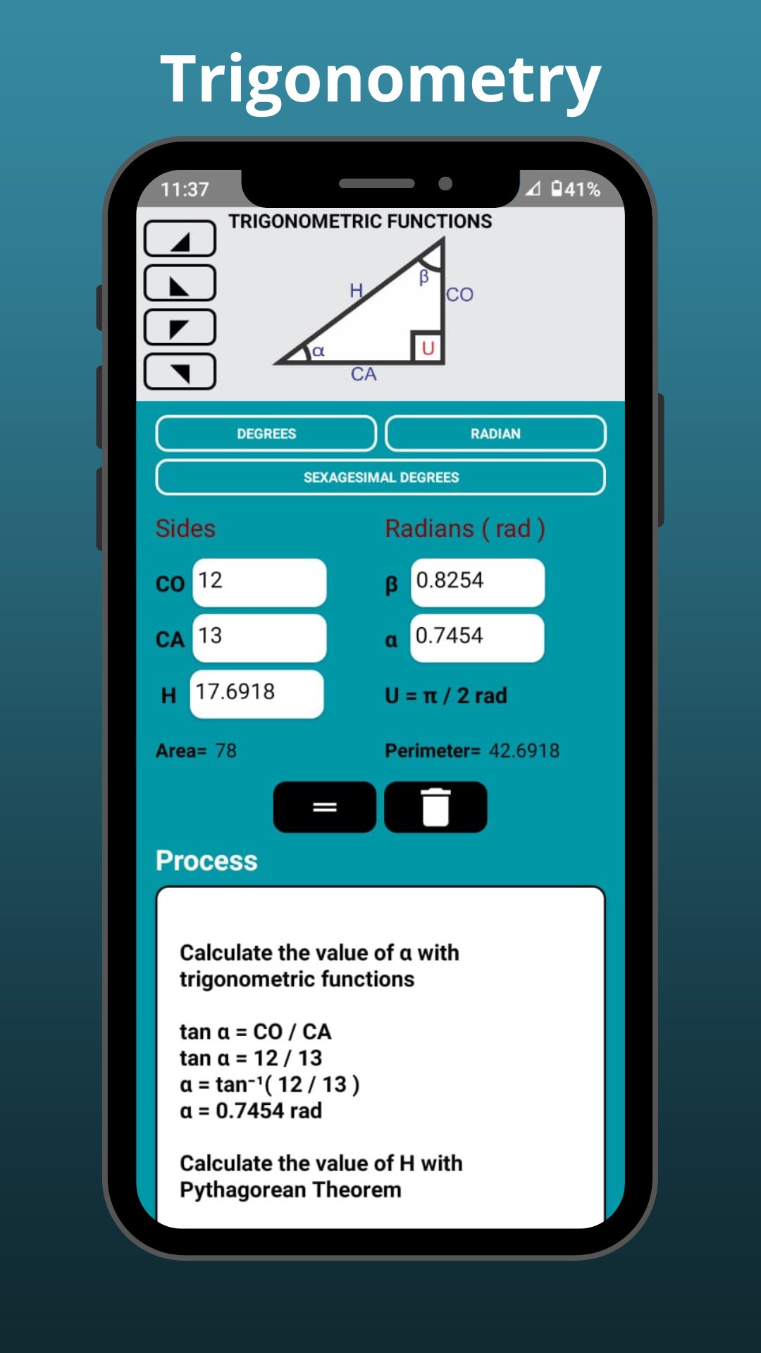 Trigonometric Calculator Proc APK for Android Download