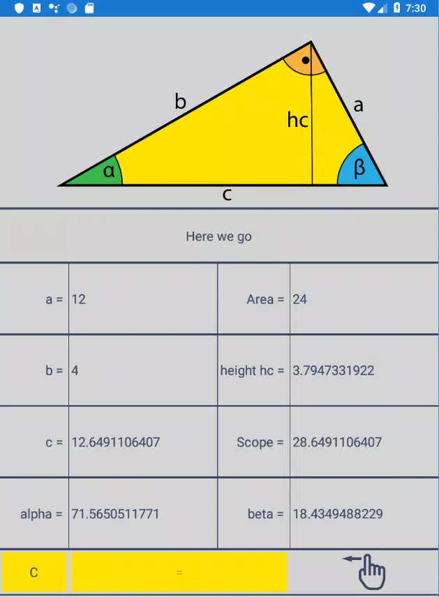 Right Triangle Calculator