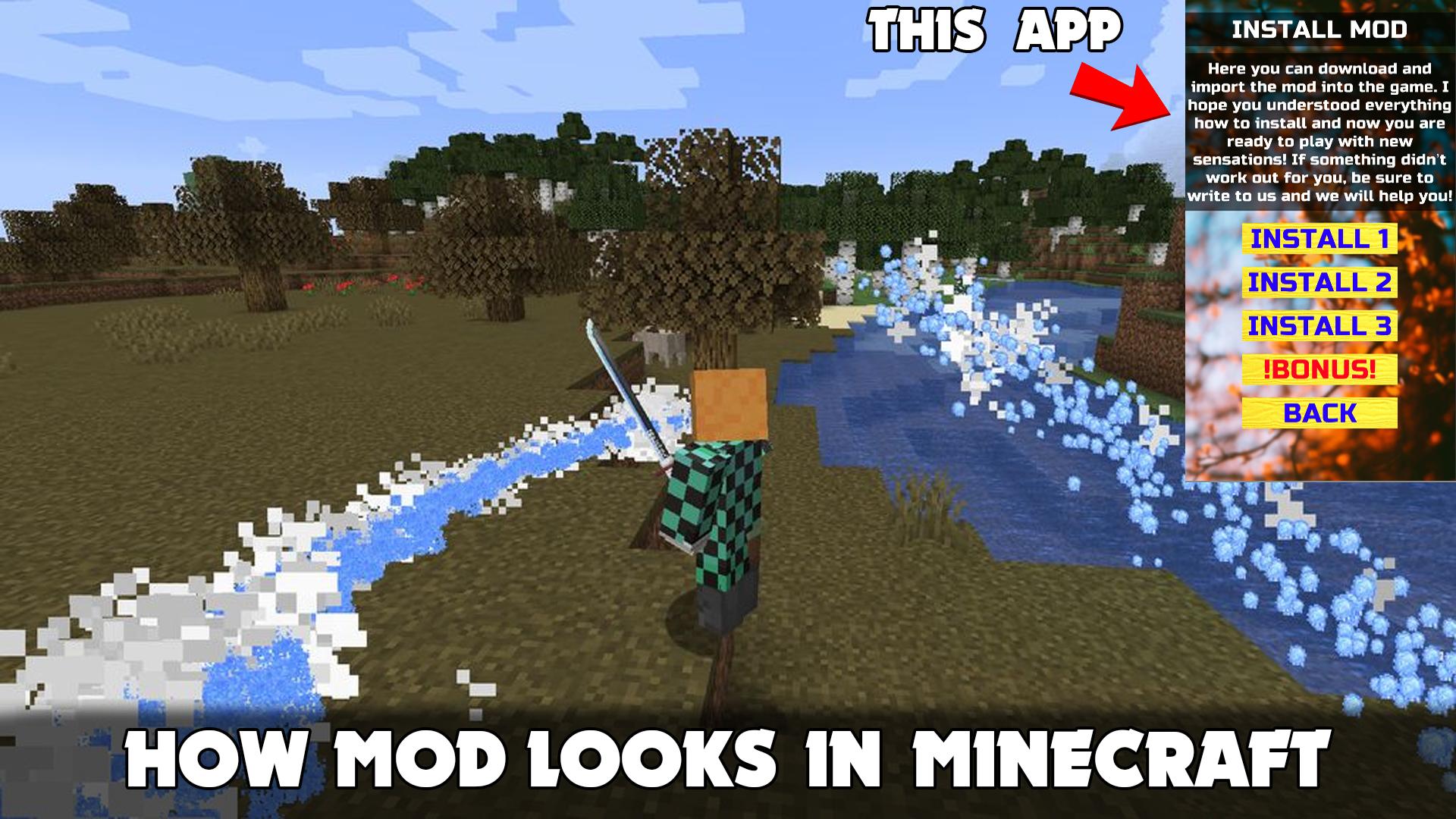 Demon Slayer Mod For Minecraft Apk For Android Download