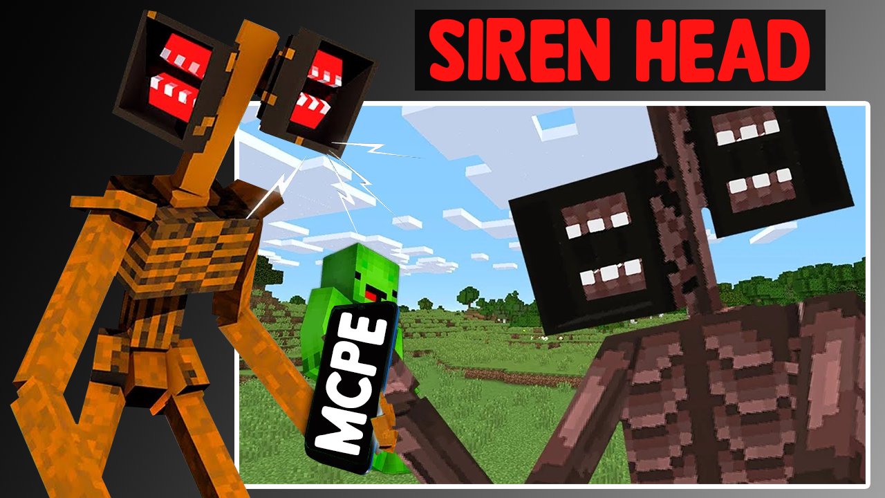 Siren Head mod Minecraft APK for Android Download