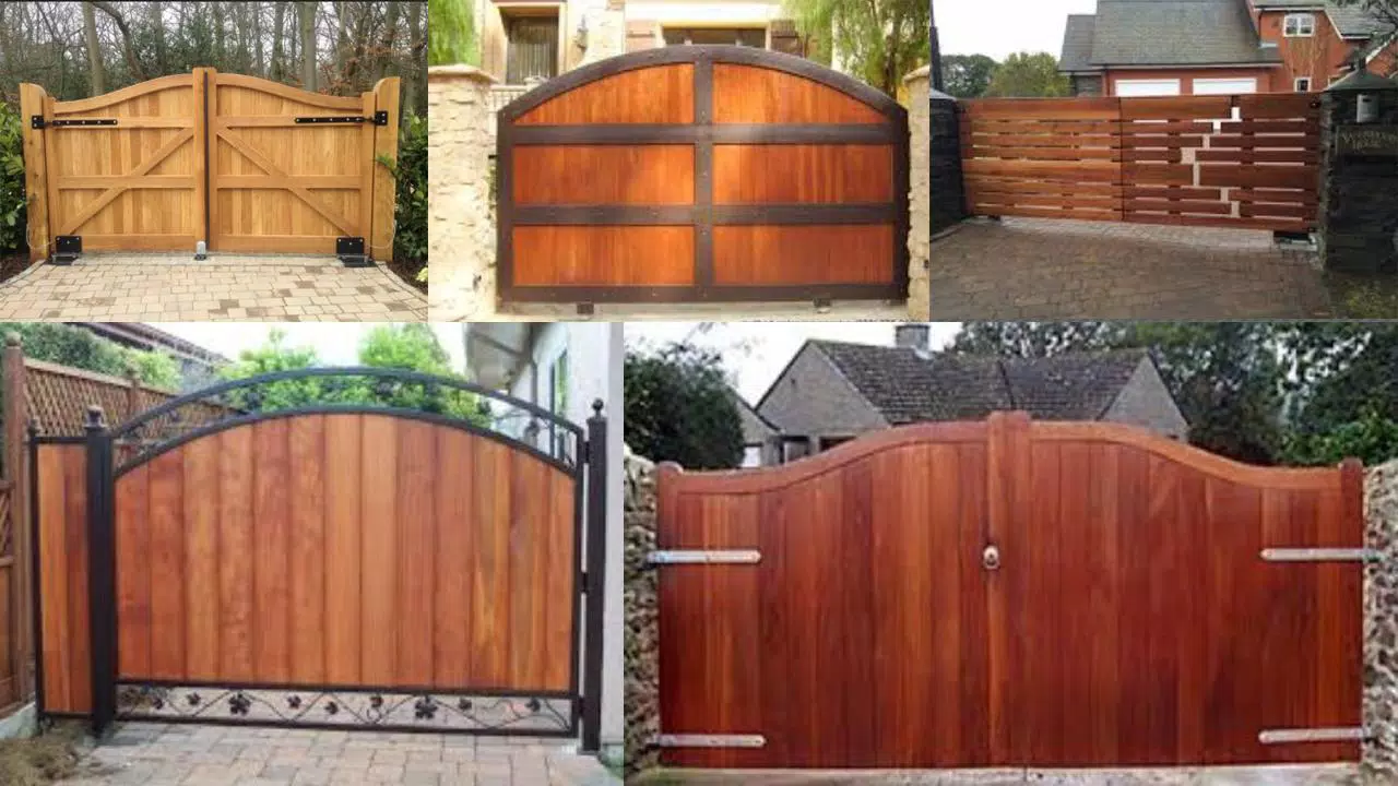 Simple Wooden Gate Design