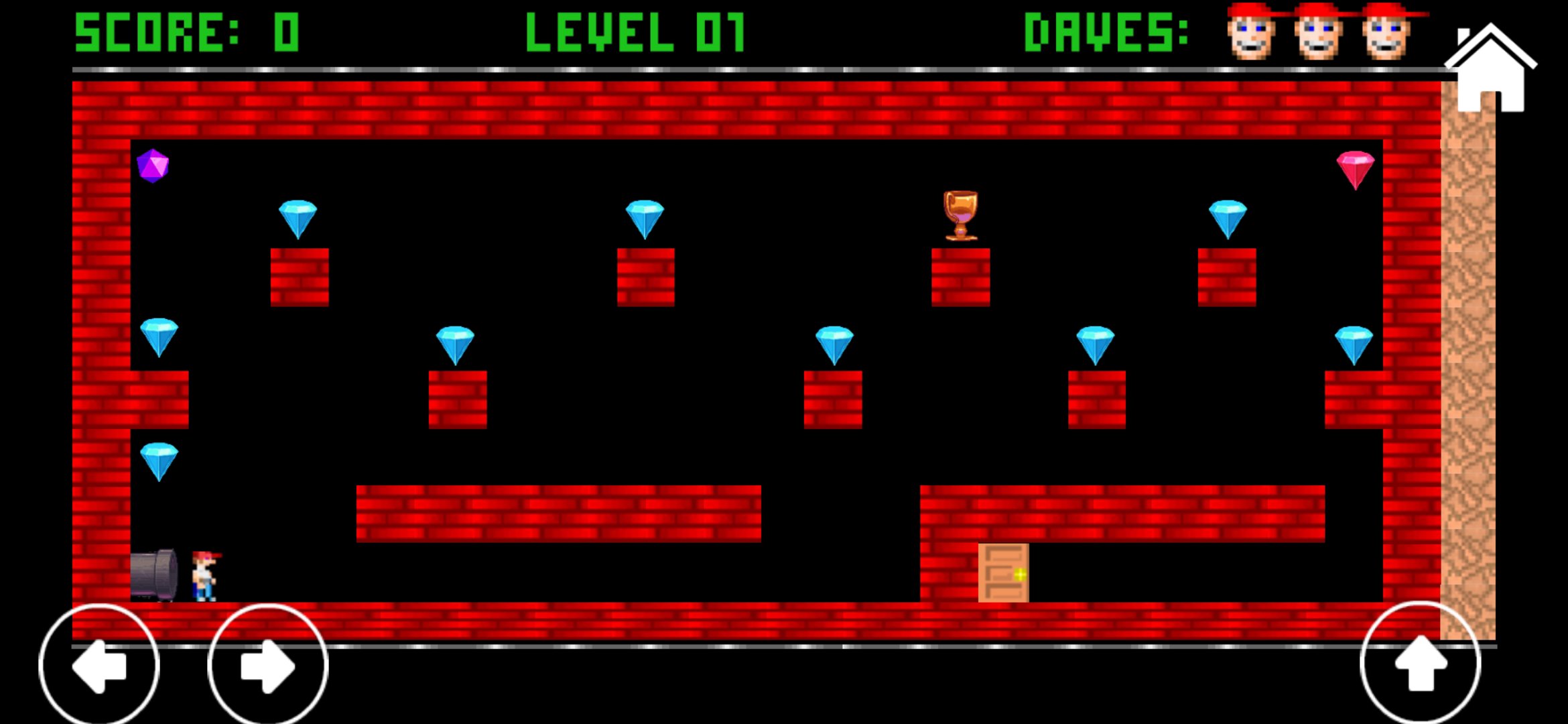 Download Dos Dangerous Dave (all 10 levels) Latest Version 0.20 Android ...