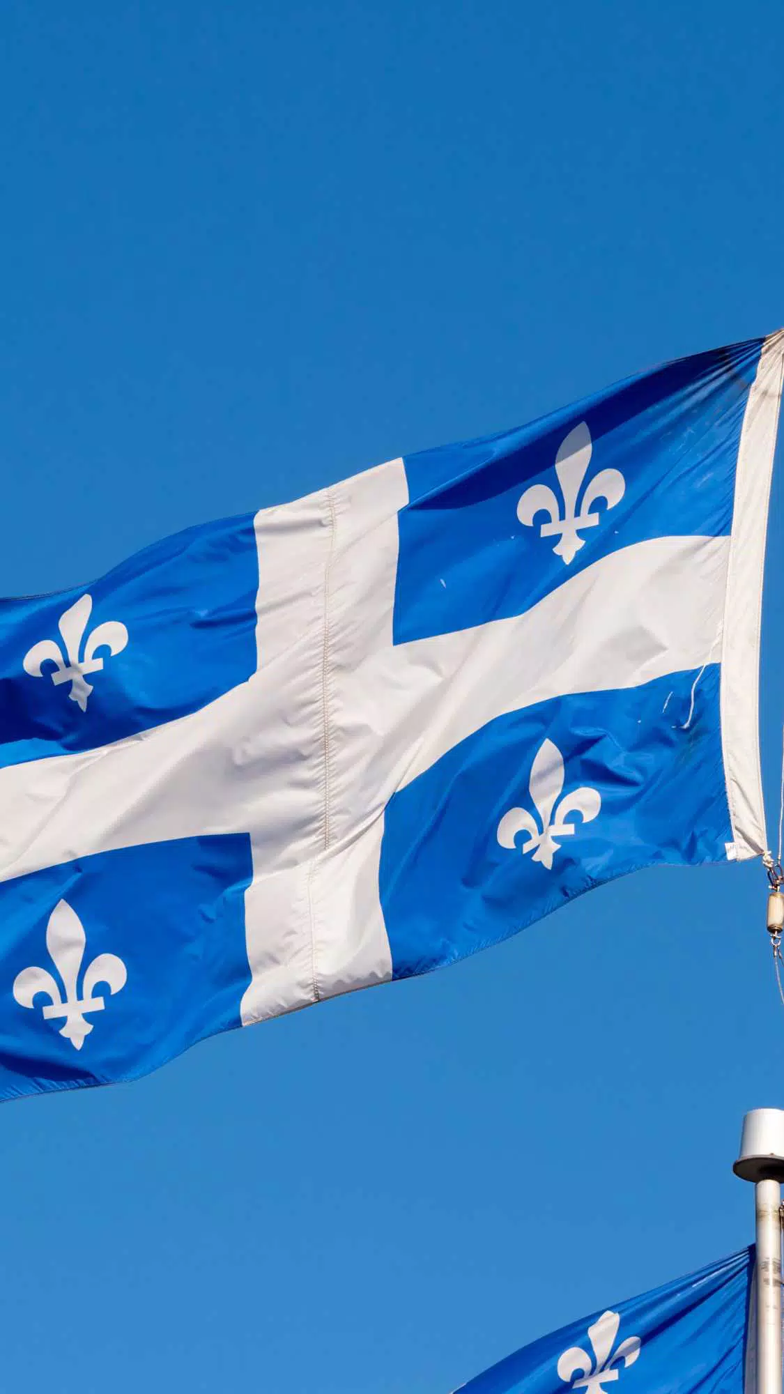 Quebec Flag Wallpaper