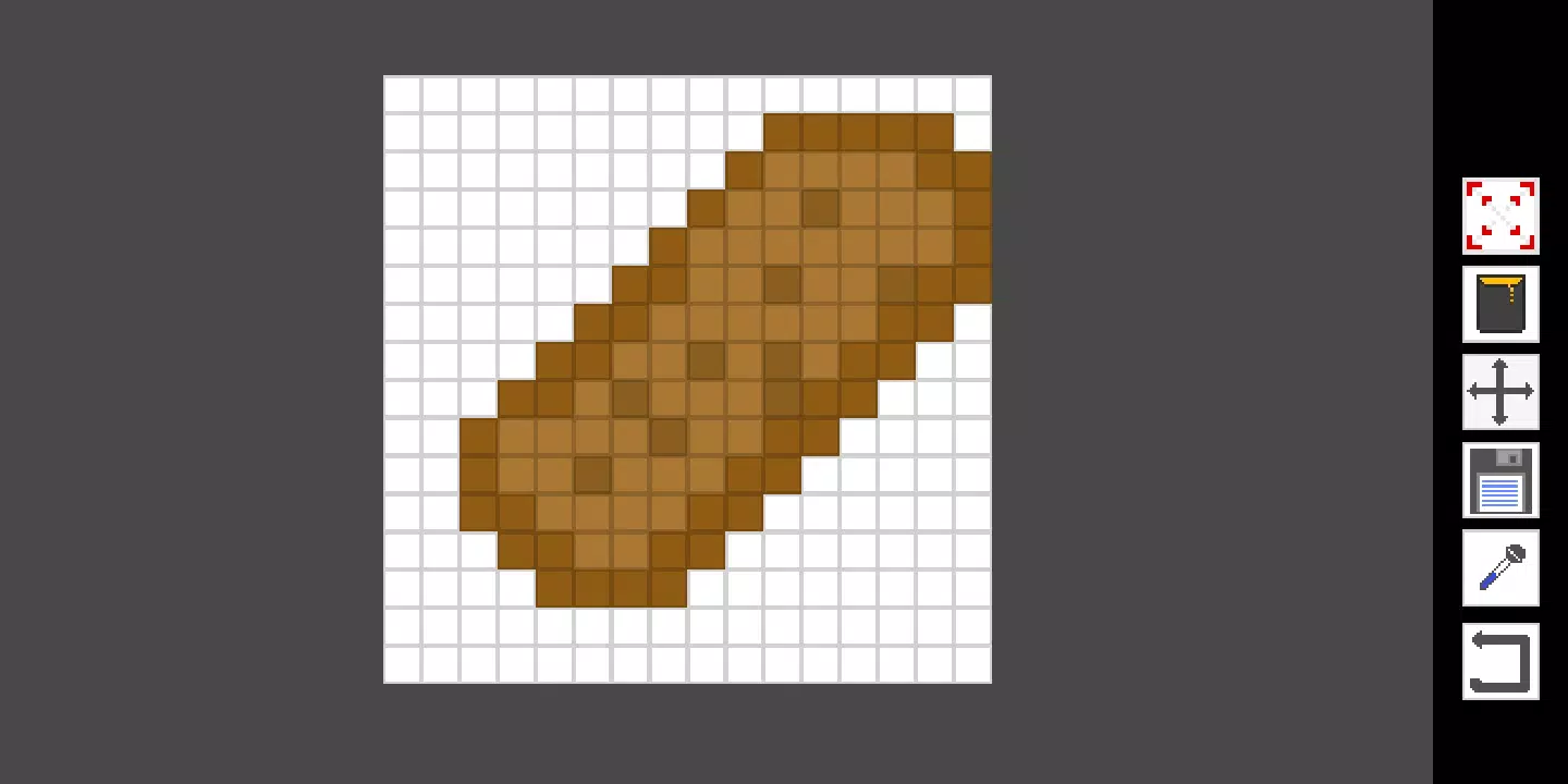 Minecraft Bread Pixel Art