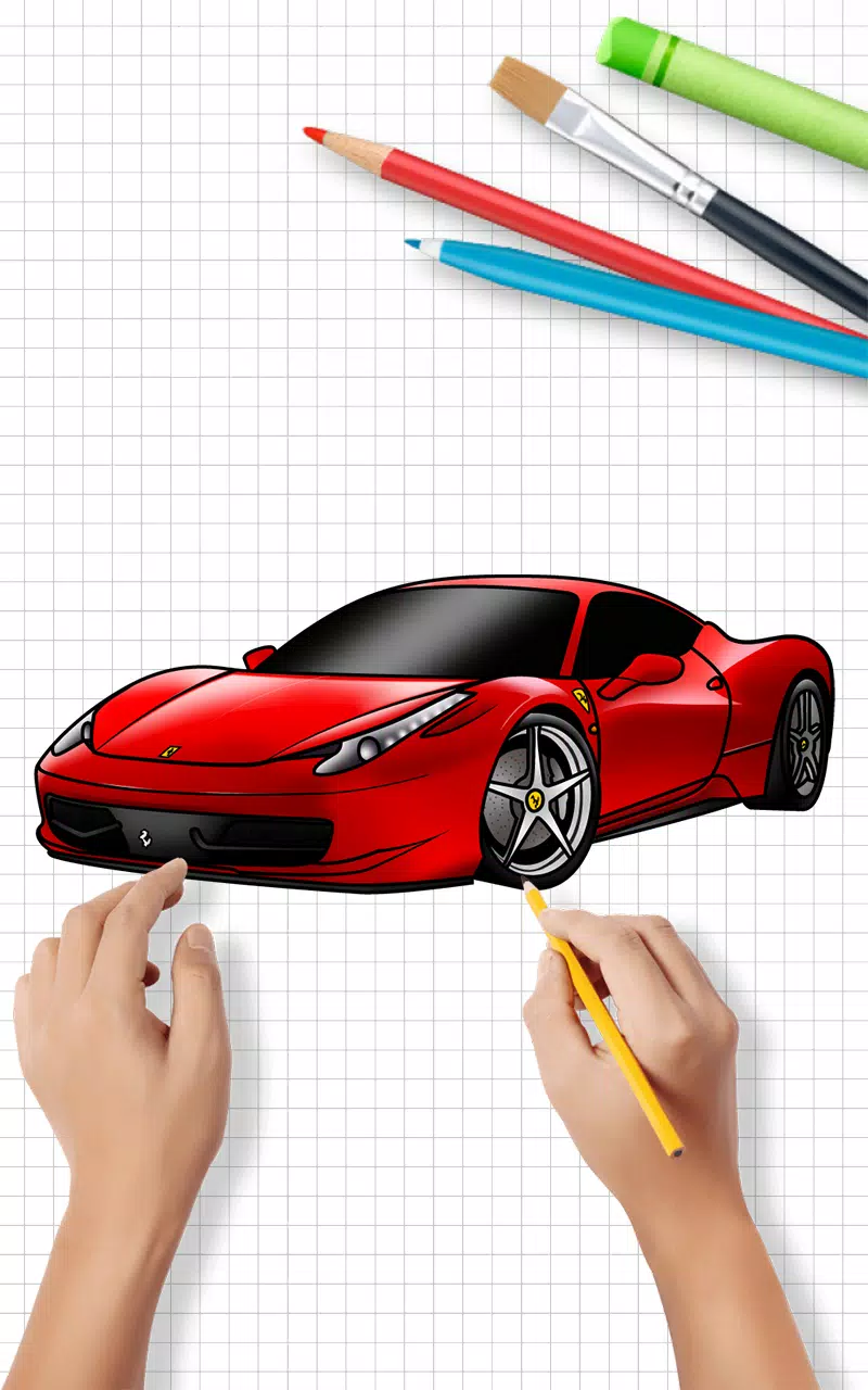 Descubrir 59 Imagen Dibujos De Carros Ferrari Viaterra Mx