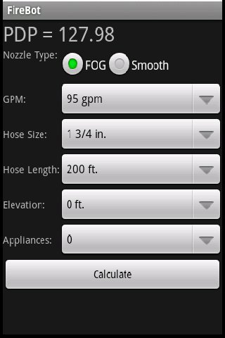 Firebot Fire Pump Calculator Latest Version 1.23 for Android