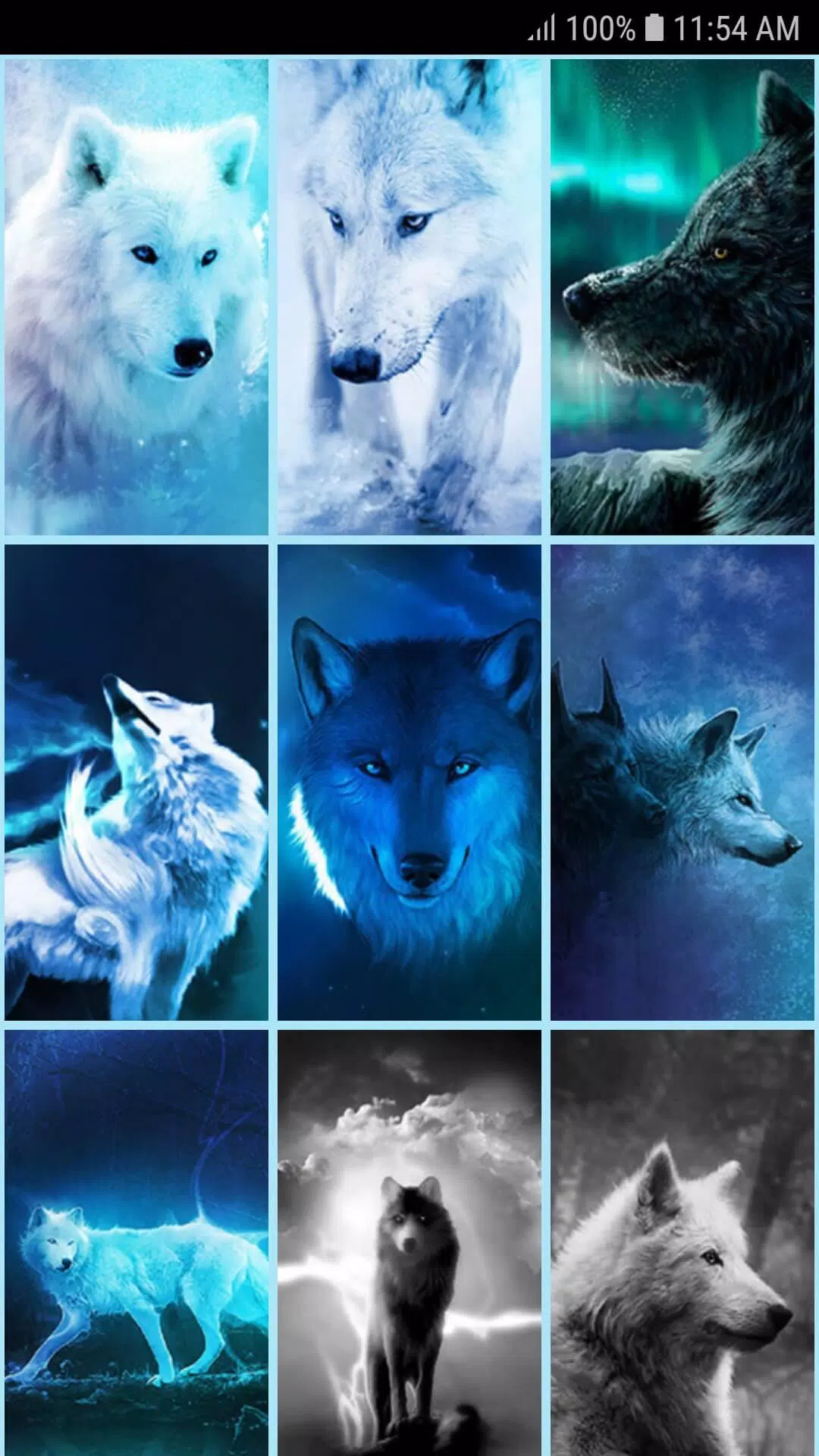 Anime Ice Wolf