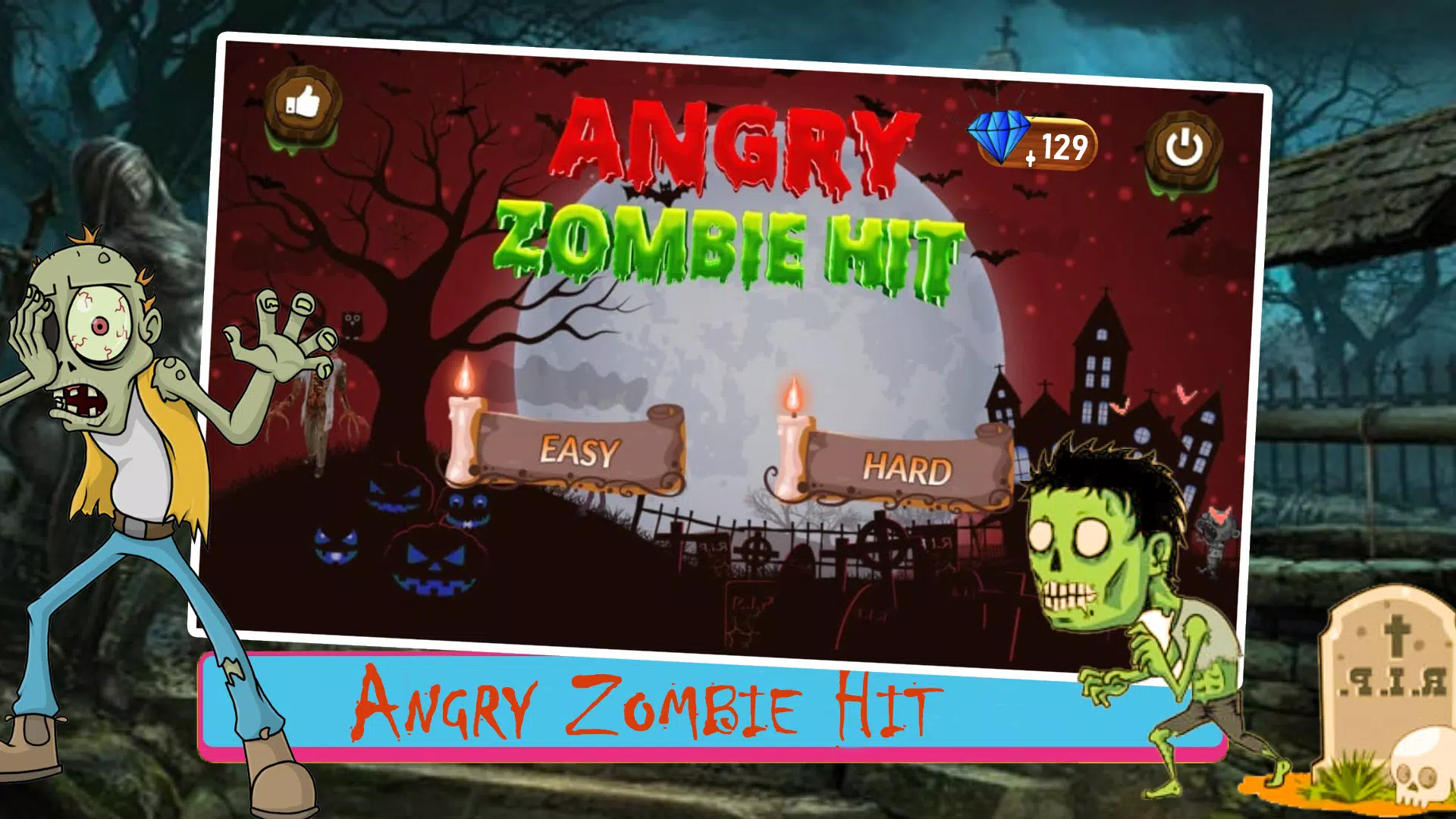 Zombie Slingshot Game