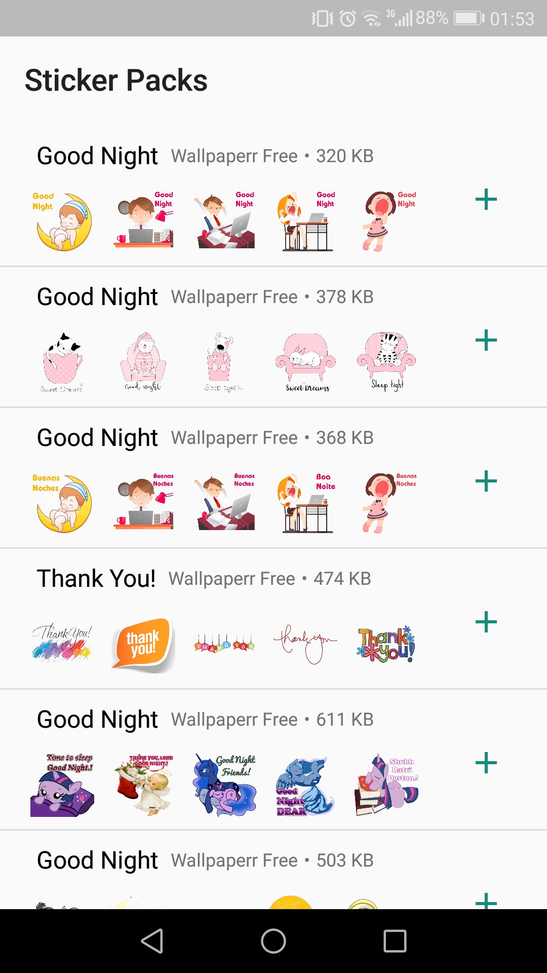Good Night Stickers APK for Android Download