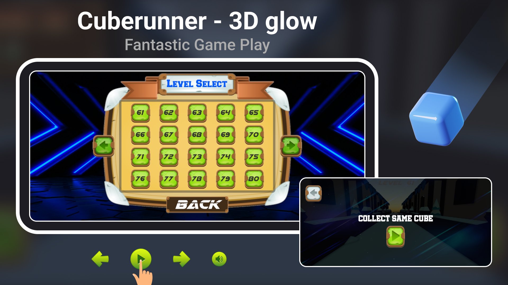 Download do APK de Cube Runner 3D Glow para Android