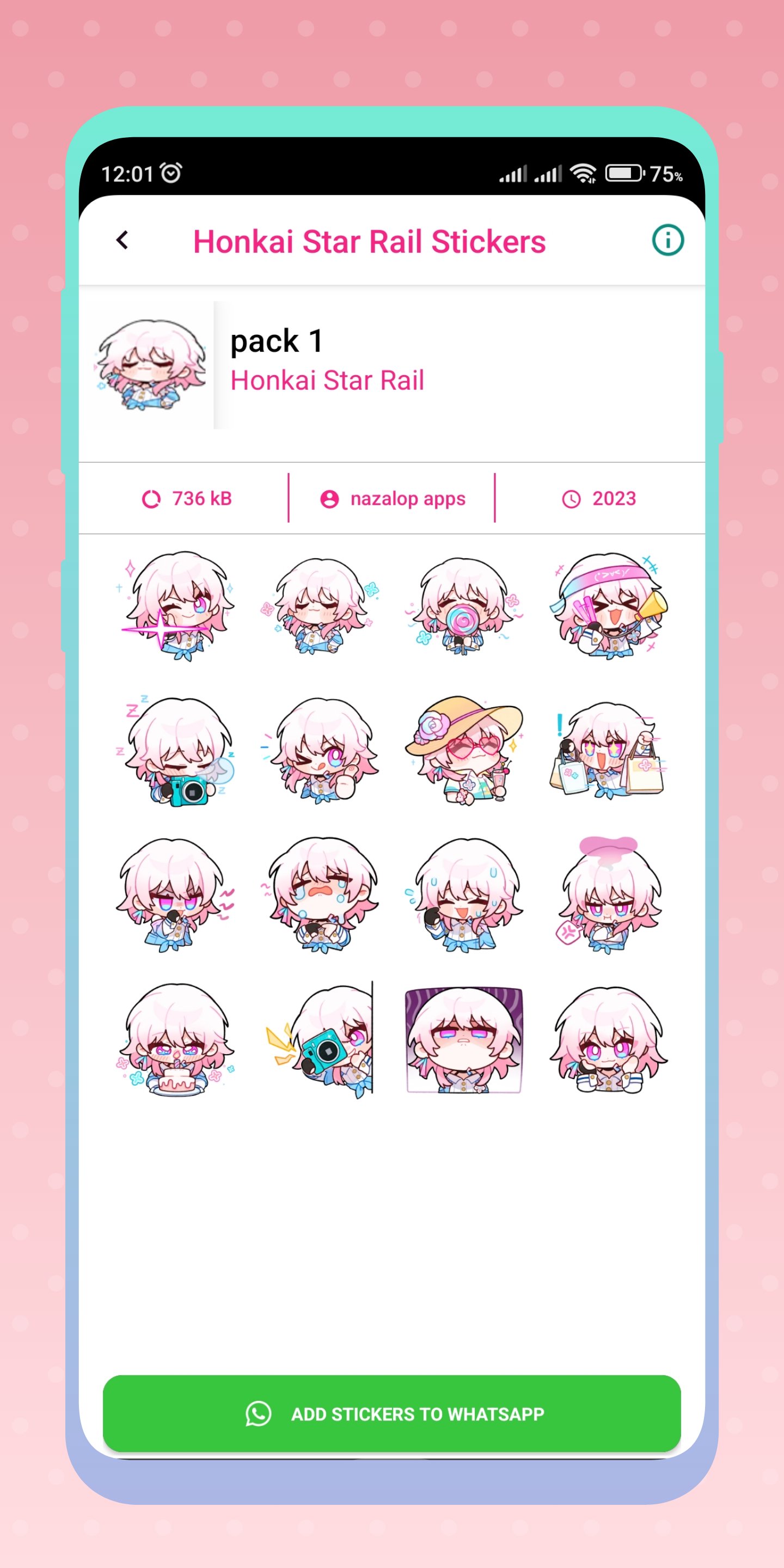 Honkai Star Rail Stickers APK for Android Download