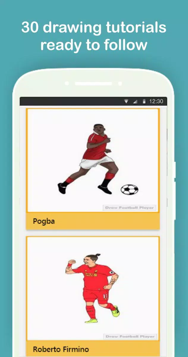 Football Player Drawing Steps
