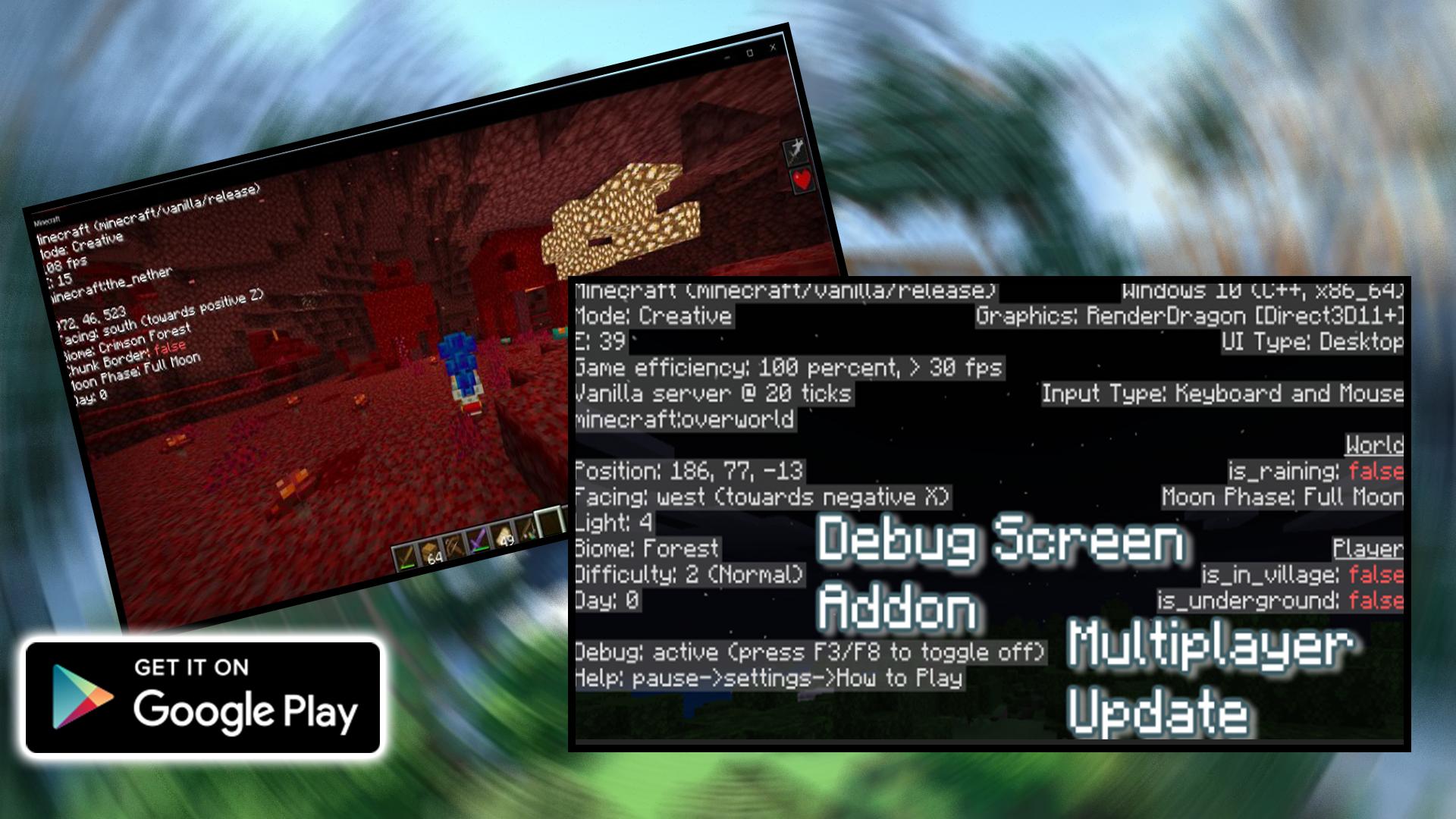 Java Debug Screen Addon MCPE APK for Android Download Java Debug Screen Addon MCPE APK for Android Download