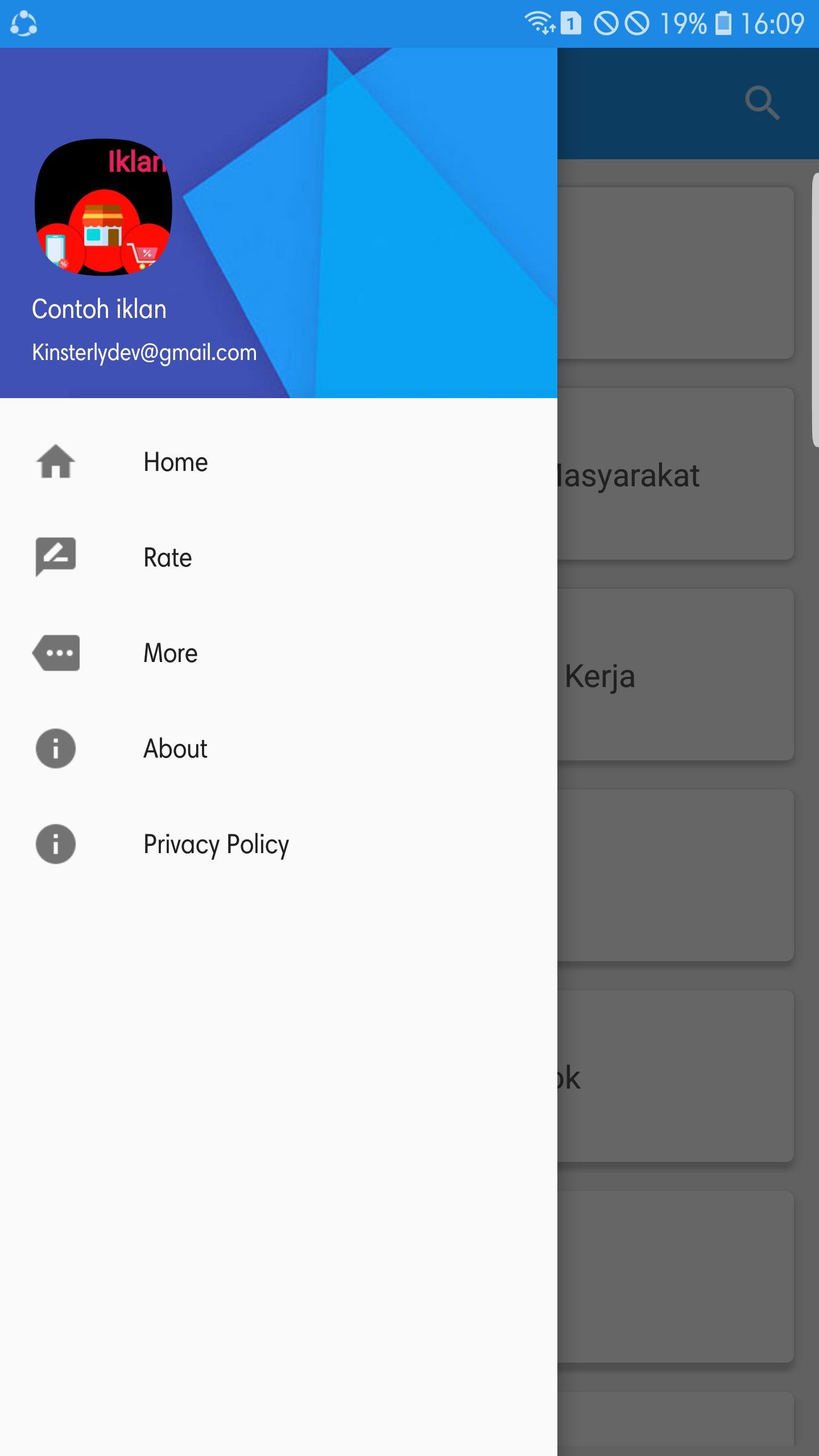 contoh iklan APK for Android Download