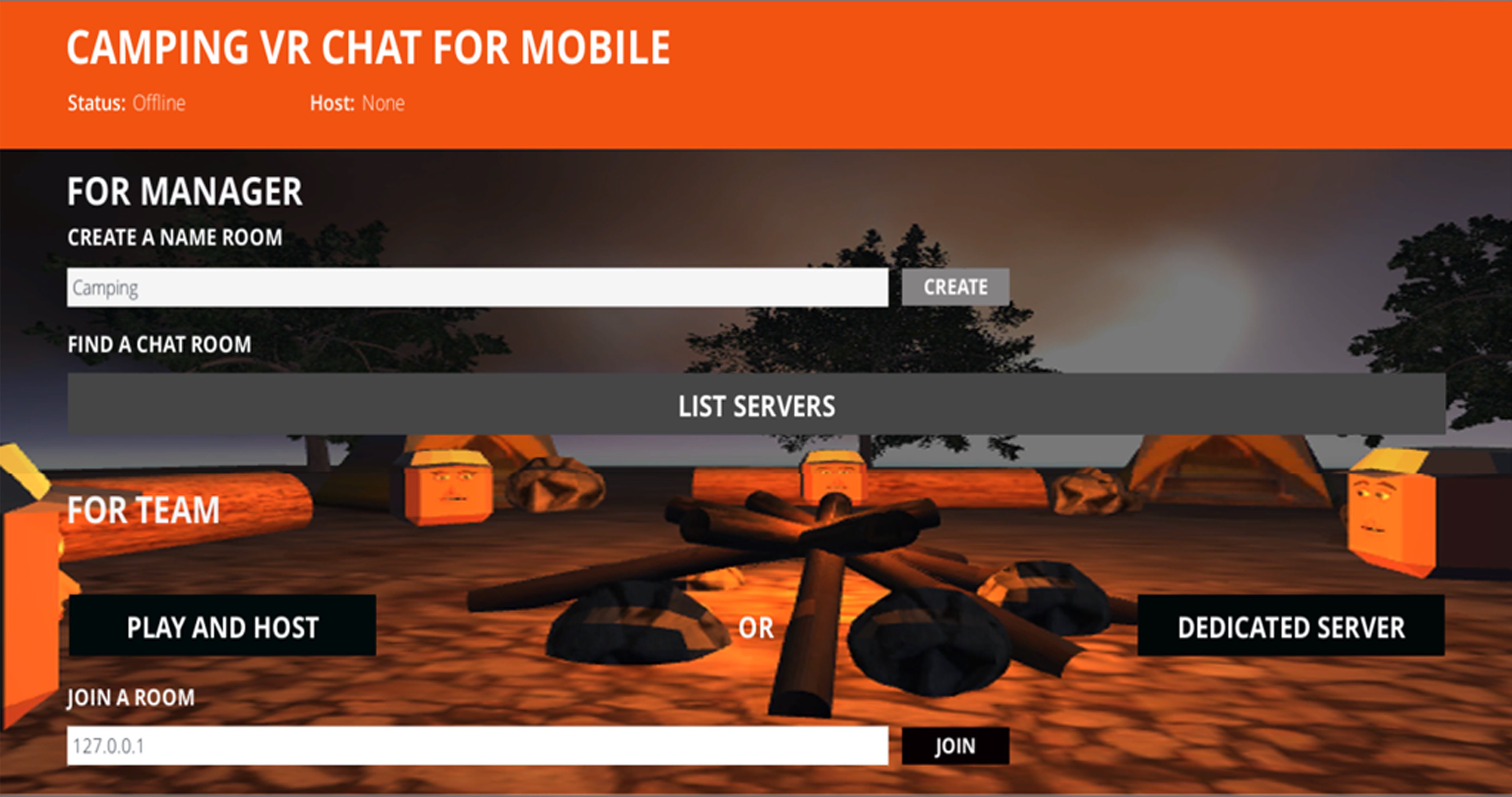 Camping VR Chat APK for Android Download