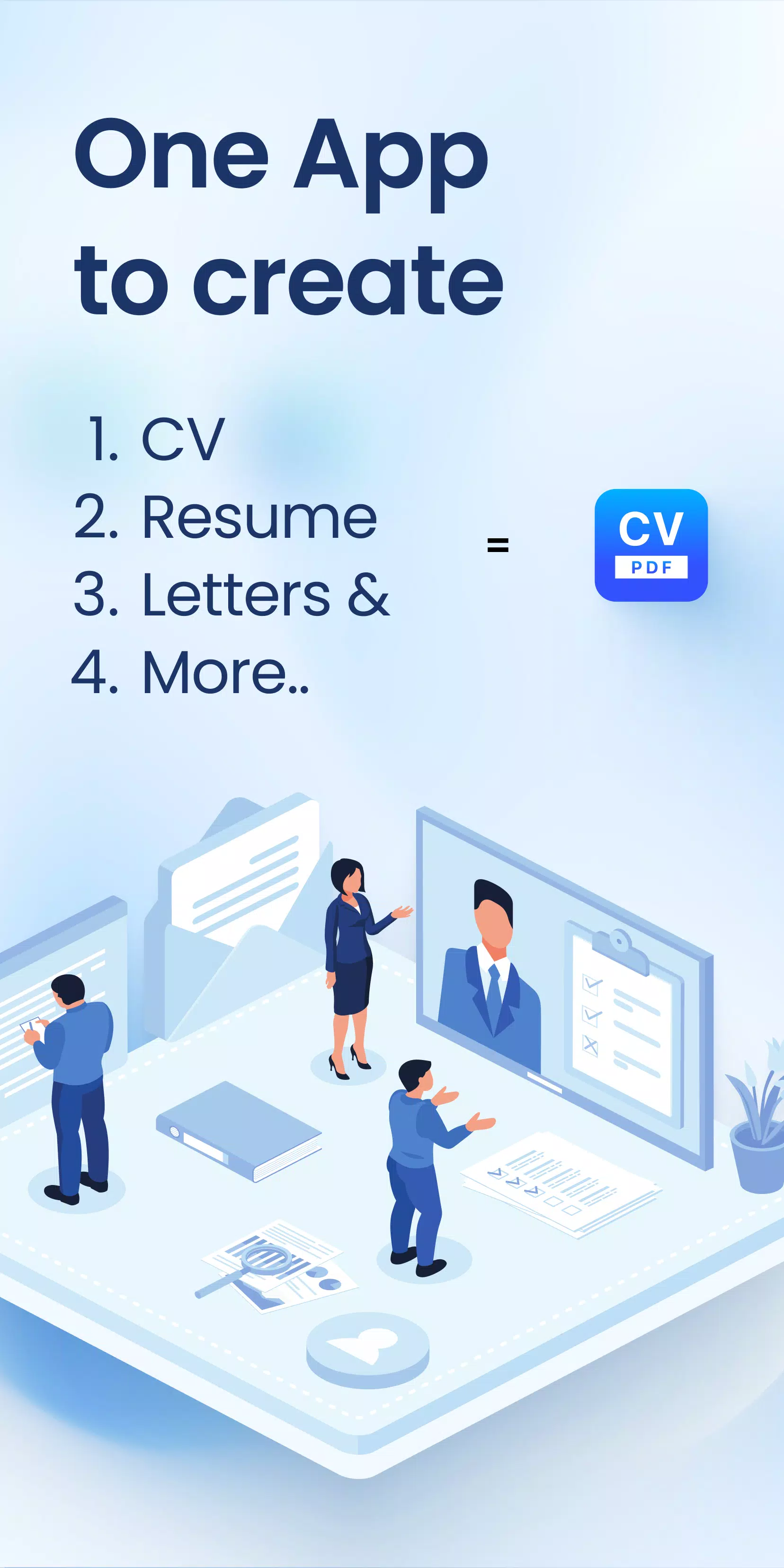 Infographic Cv App
