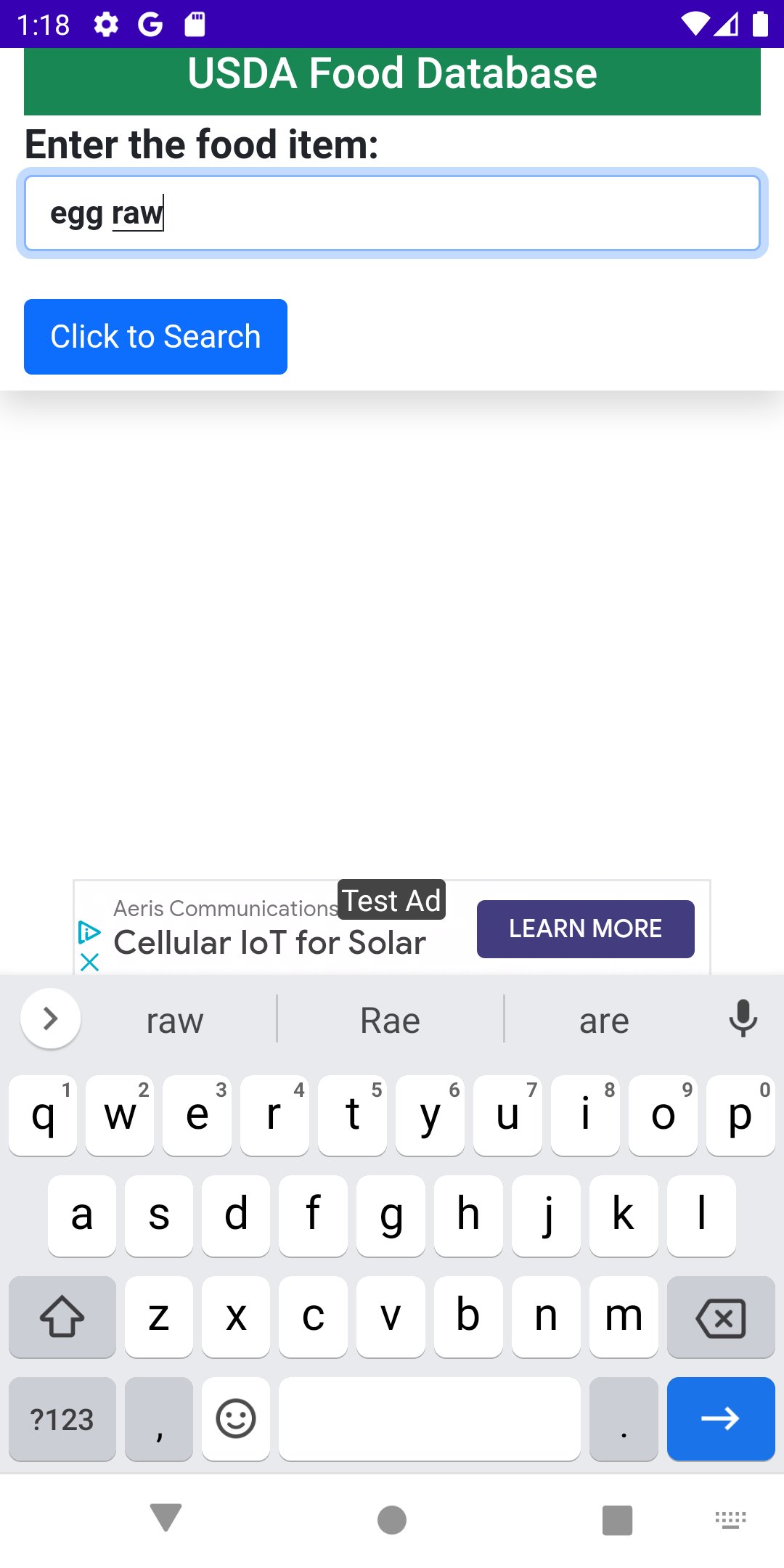 Food Nutrients Database APK for Android Download