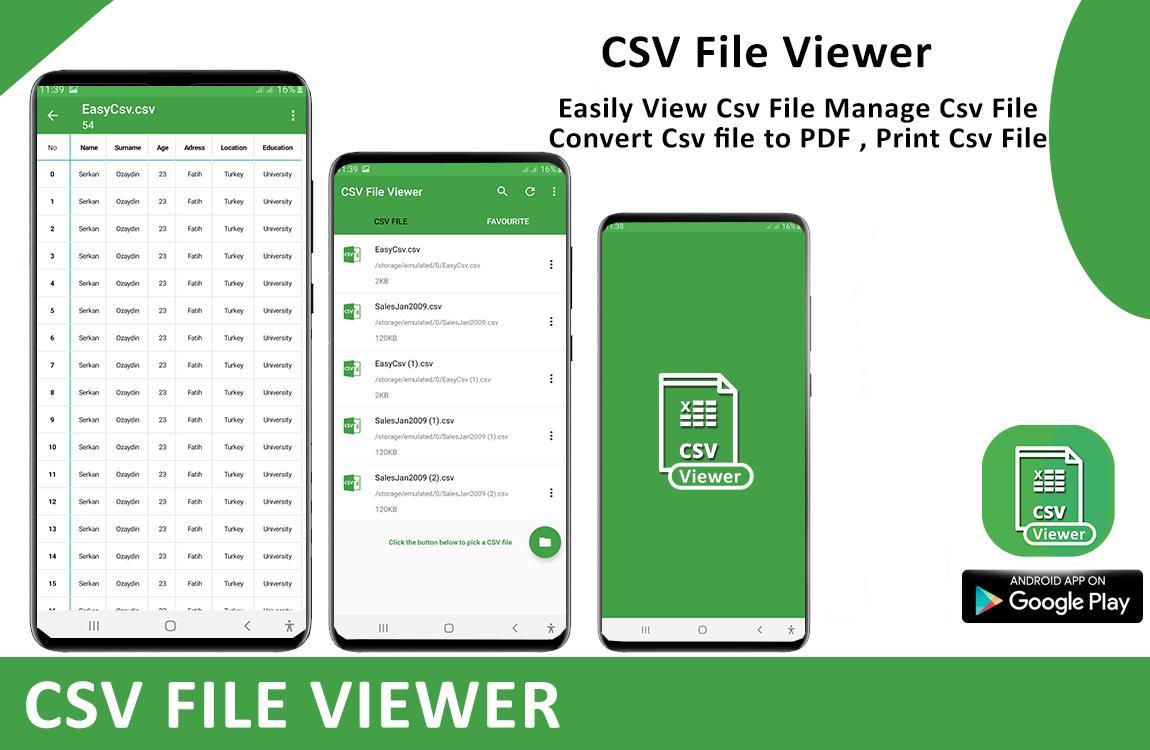 Csv File Viewer - Advance Csv Viewer APK للاندرويد تنزيل Csv File Viewer - Advance Csv Viewer APK للاندرويد تنزيل