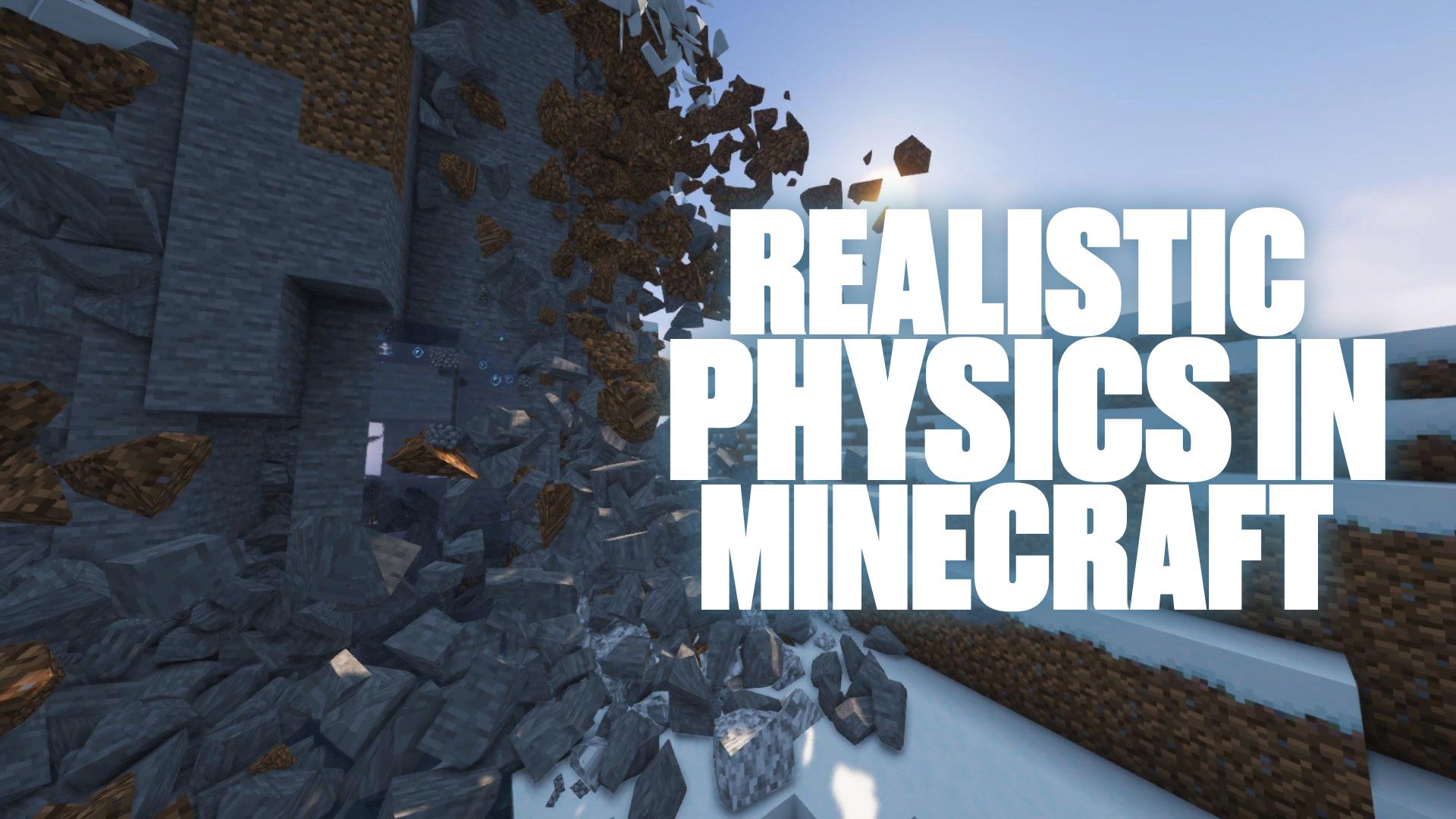 Realistic Physics In Minecraft Apk Für Android Herunterladen